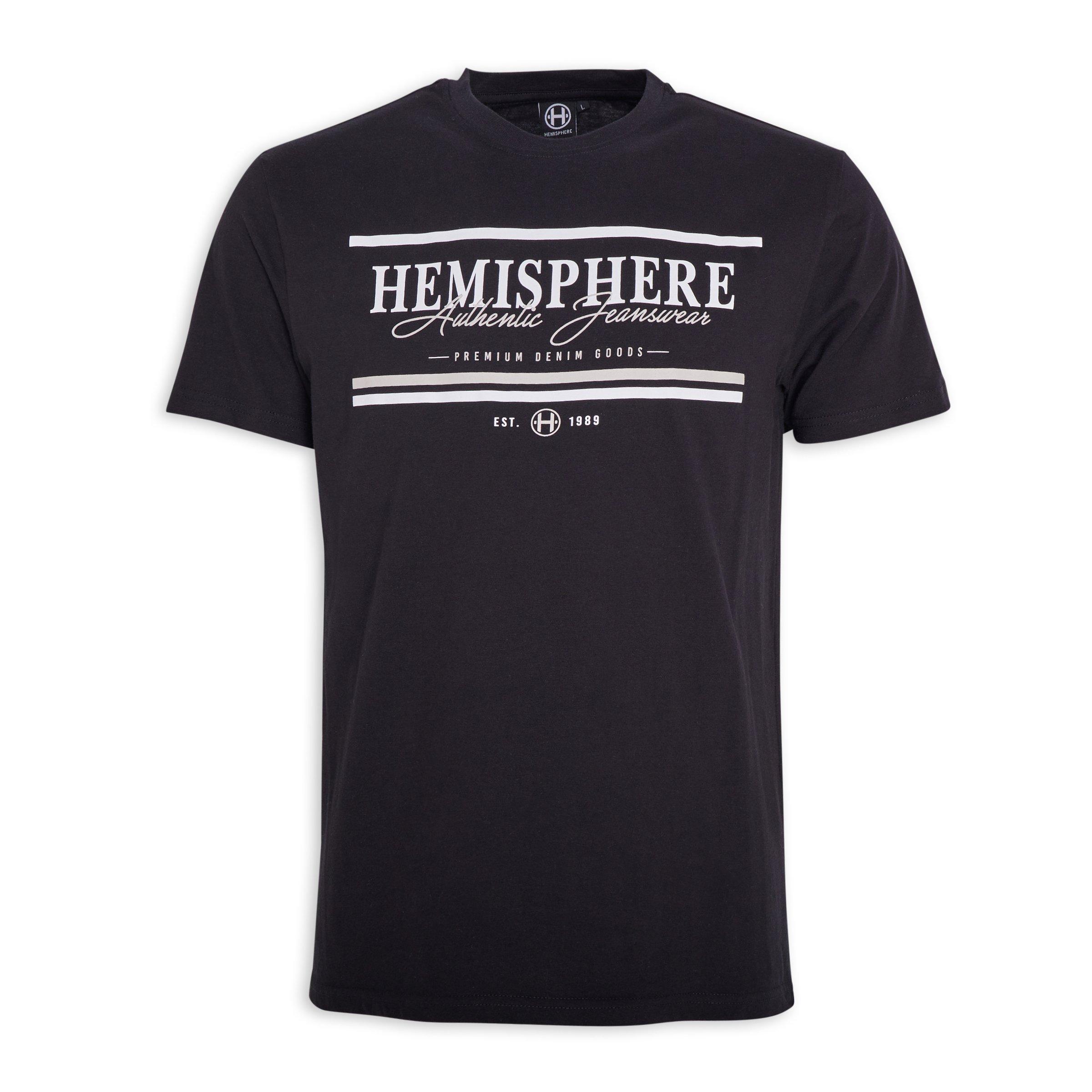 Black Branded T-shirt (3151857) | Hemisphere
