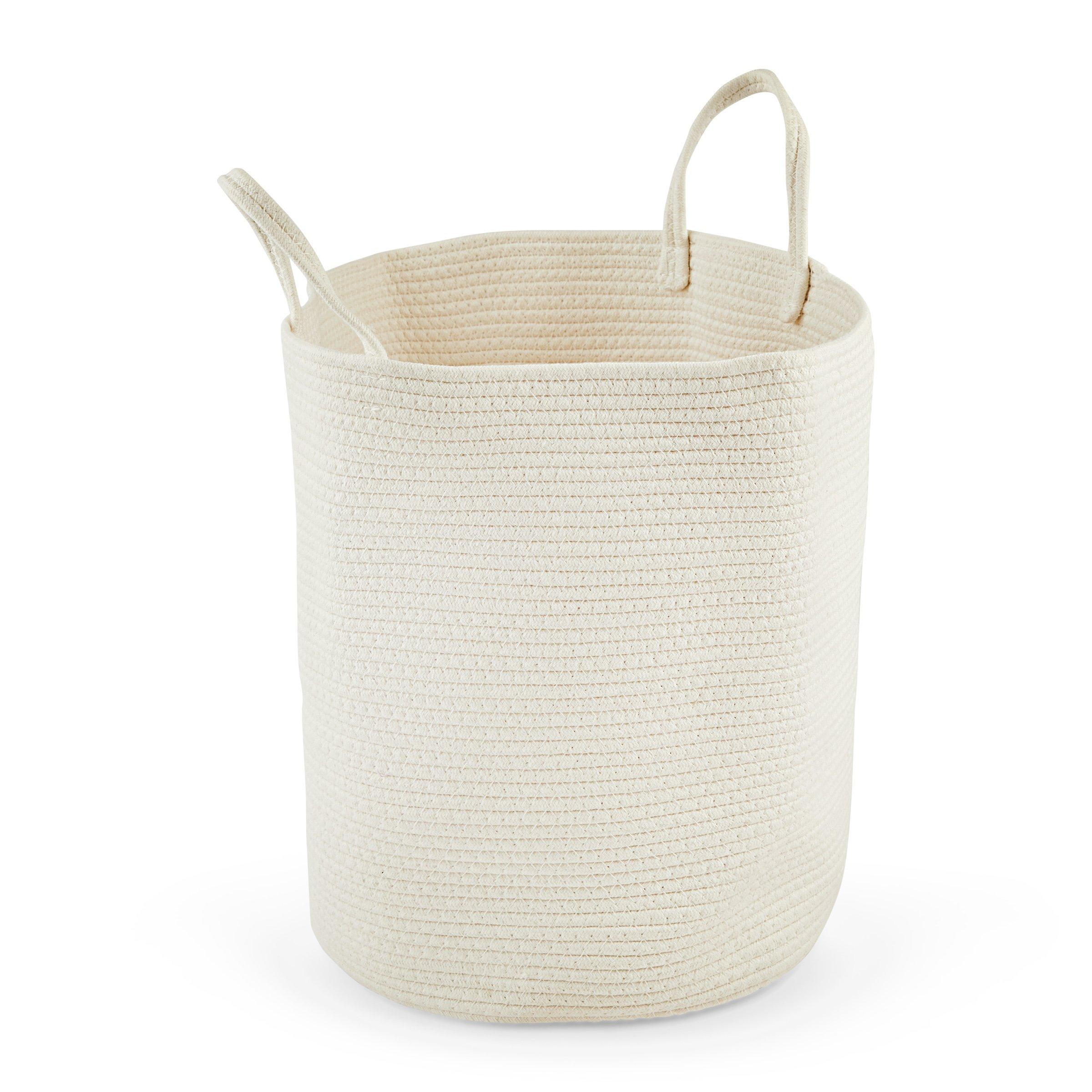 White Storage Basket (3151885) | Loads of Living