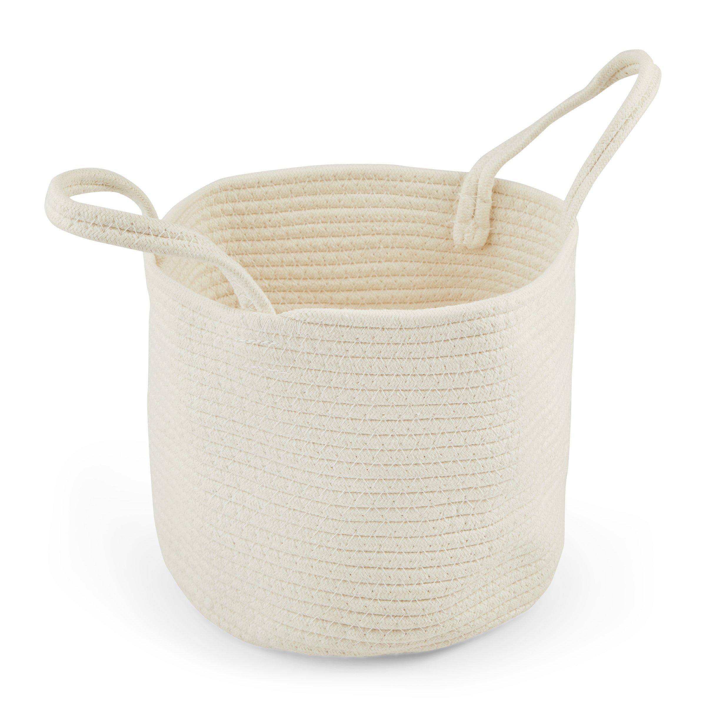 White Storage Basket (3151886) | Loads of Living
