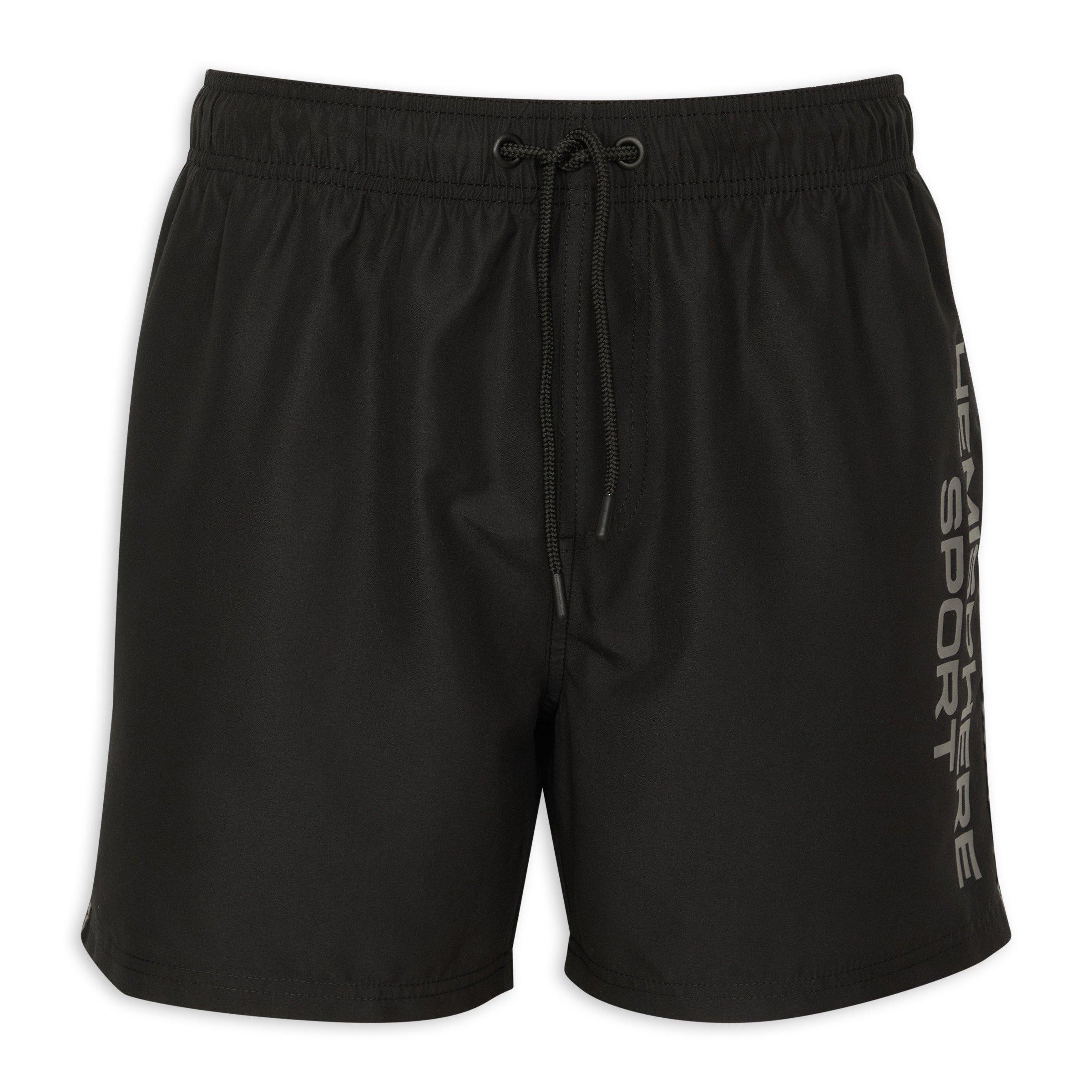 Black Branded Swim Shorts (3152065) | Hemisphere Sport