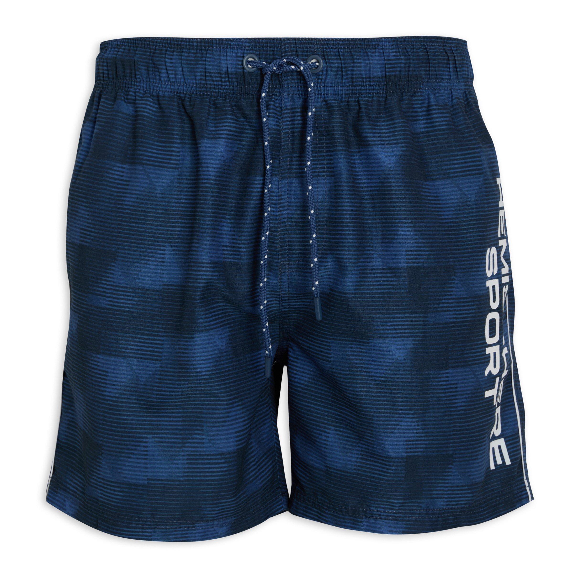 Blue Abstract Print Swim Shorts (3152068) | Hemisphere Sport