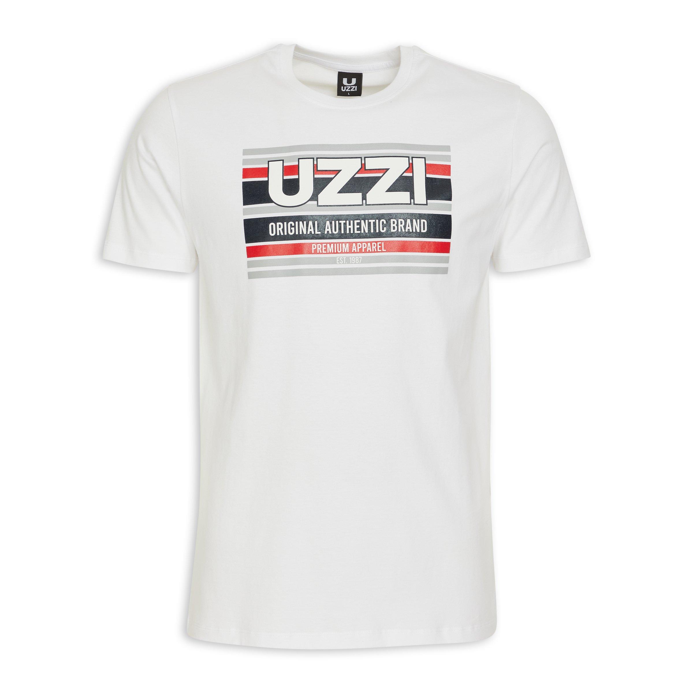 White Branded T-shirt (3152073) | UZZI