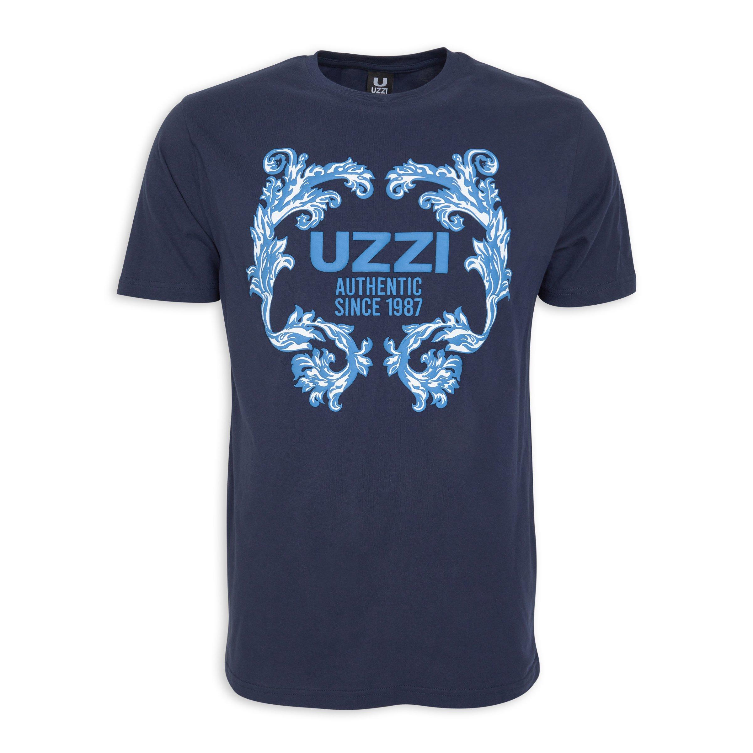 Navy Branded T-shirt (3152214) | UZZI