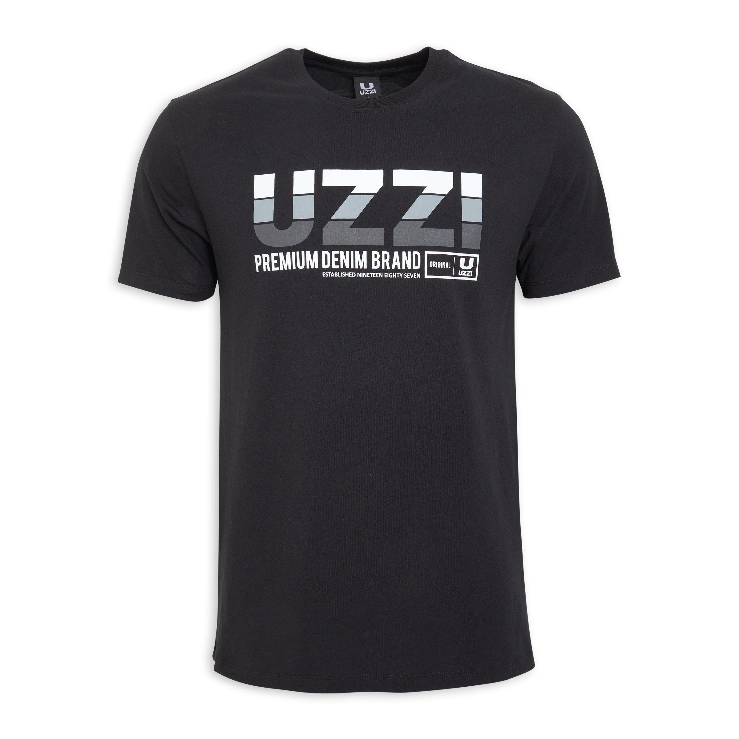 Black Branded T-shirt (3152277) | UZZI