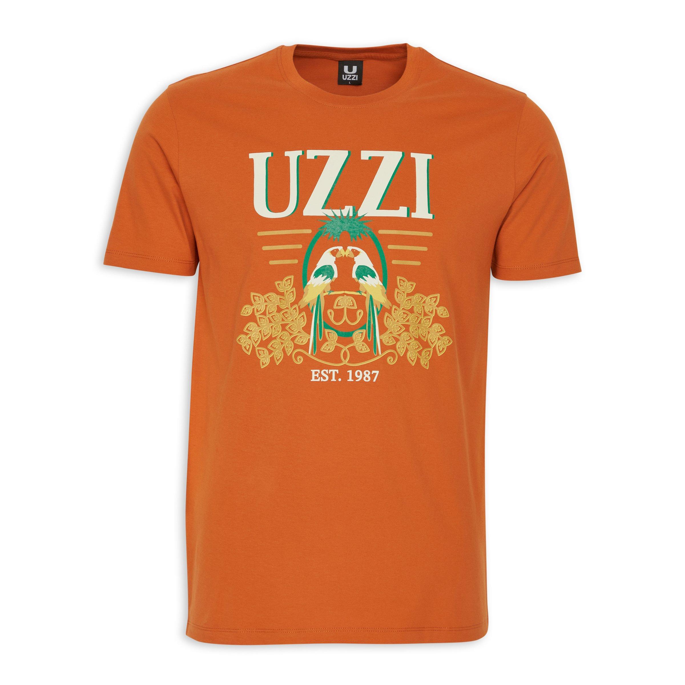 Orange Branded T-shirt (3152287) | UZZI