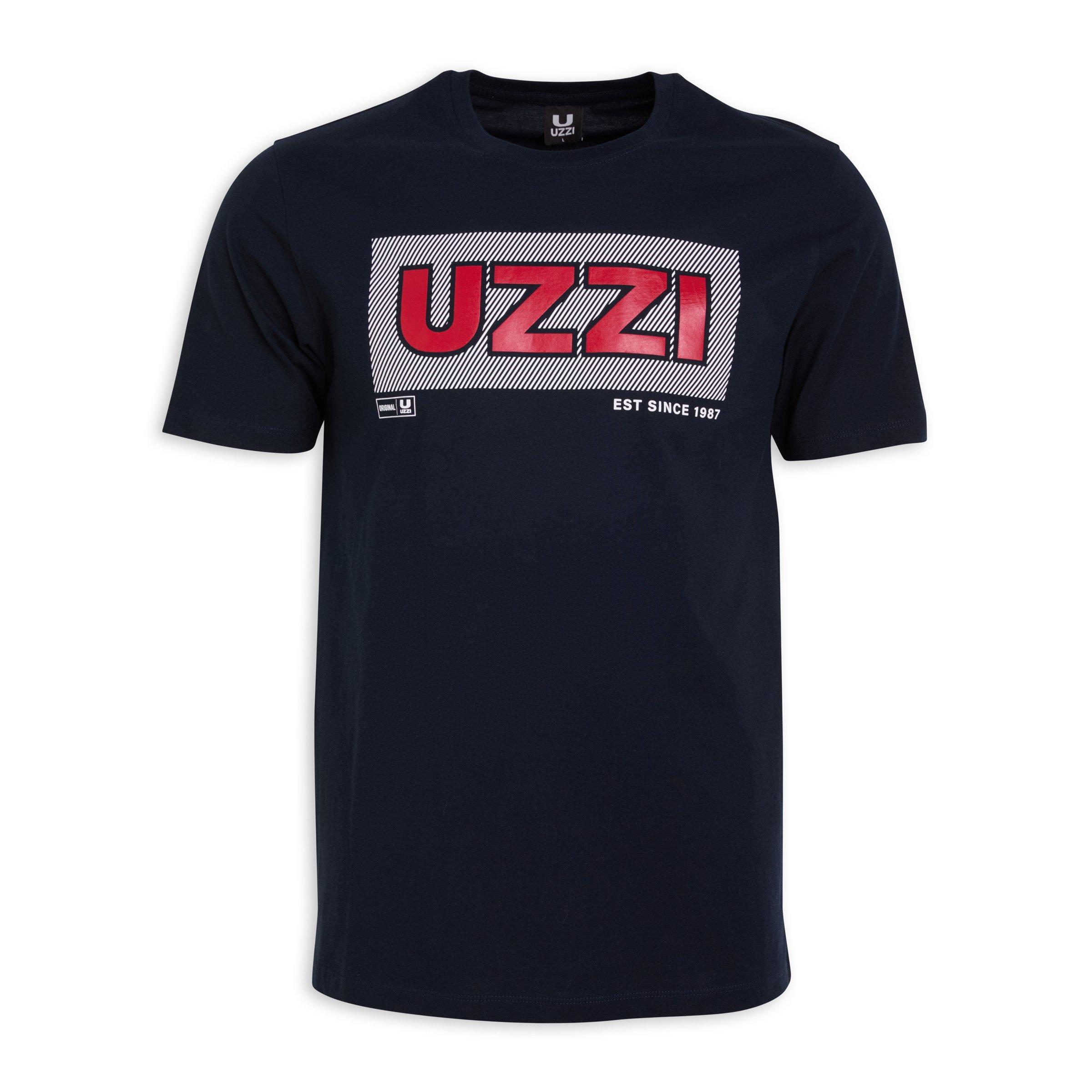 Navy Branded T-shirt (3152293) | UZZI