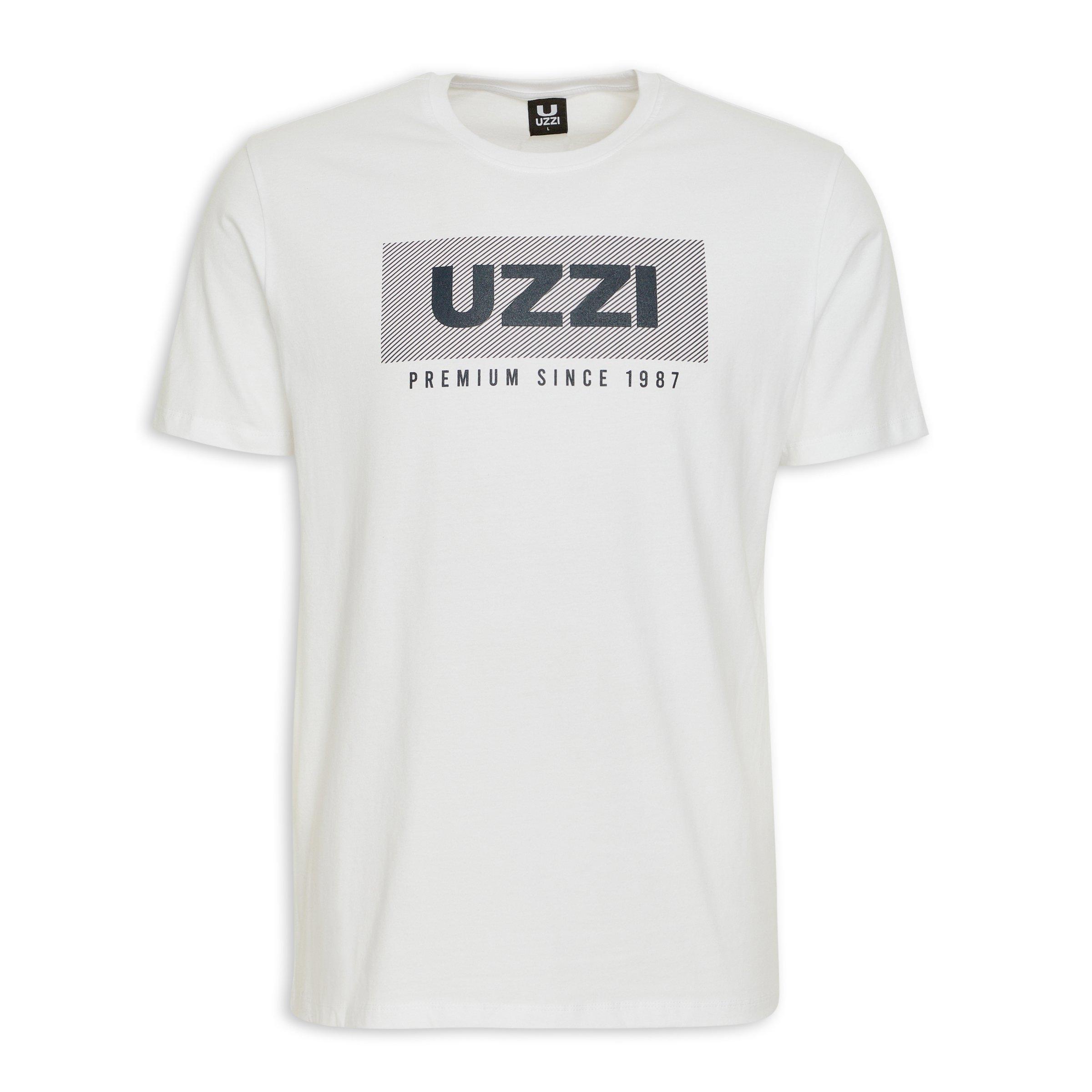 White Branded T-shirt (3152295) | UZZI