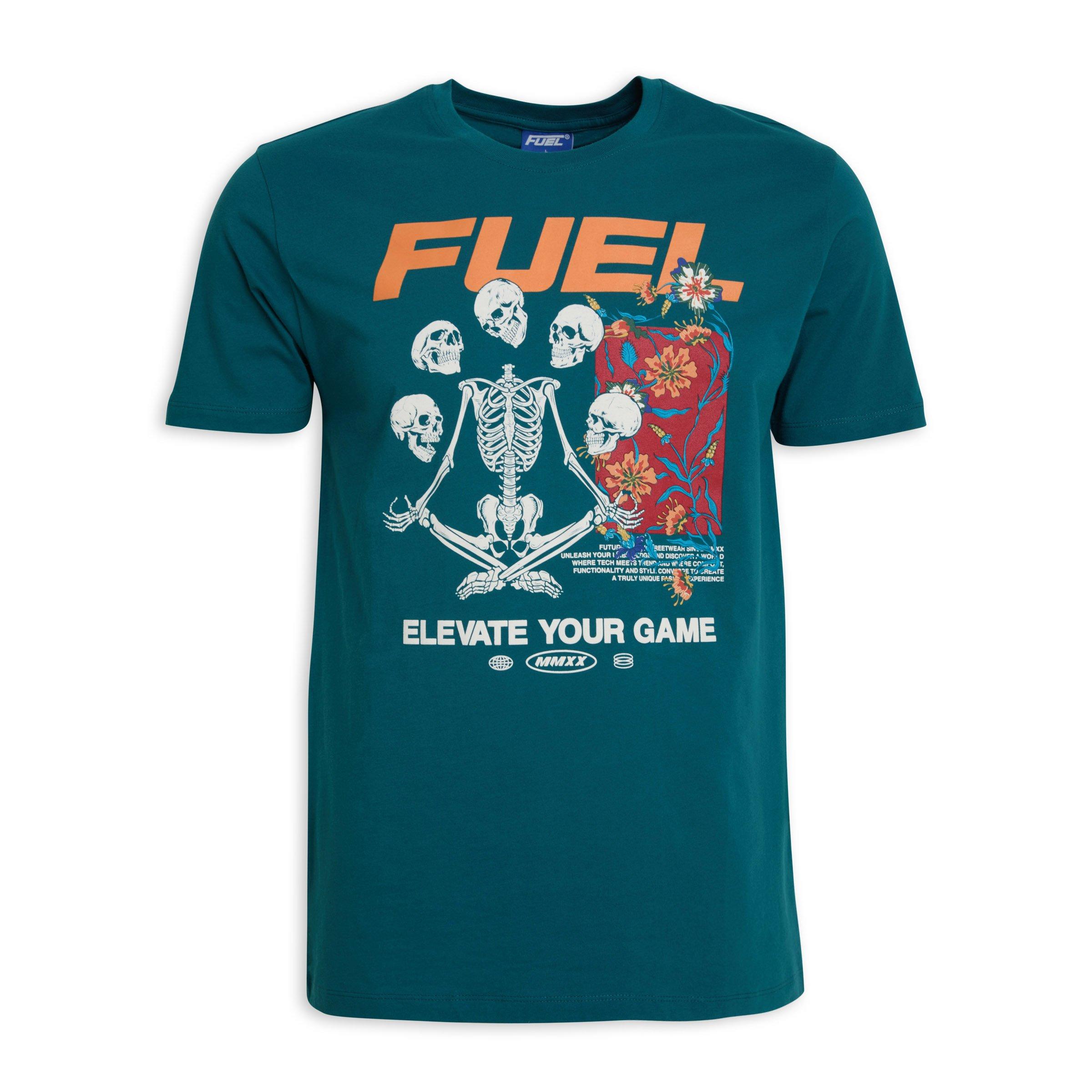 Dark Teal Branded T-shirt (3152437) | Fuel