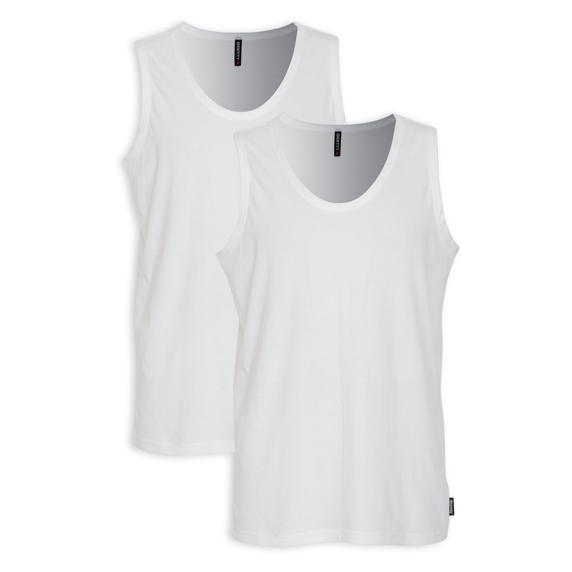 2-pack White Vests (3152515) | Identity