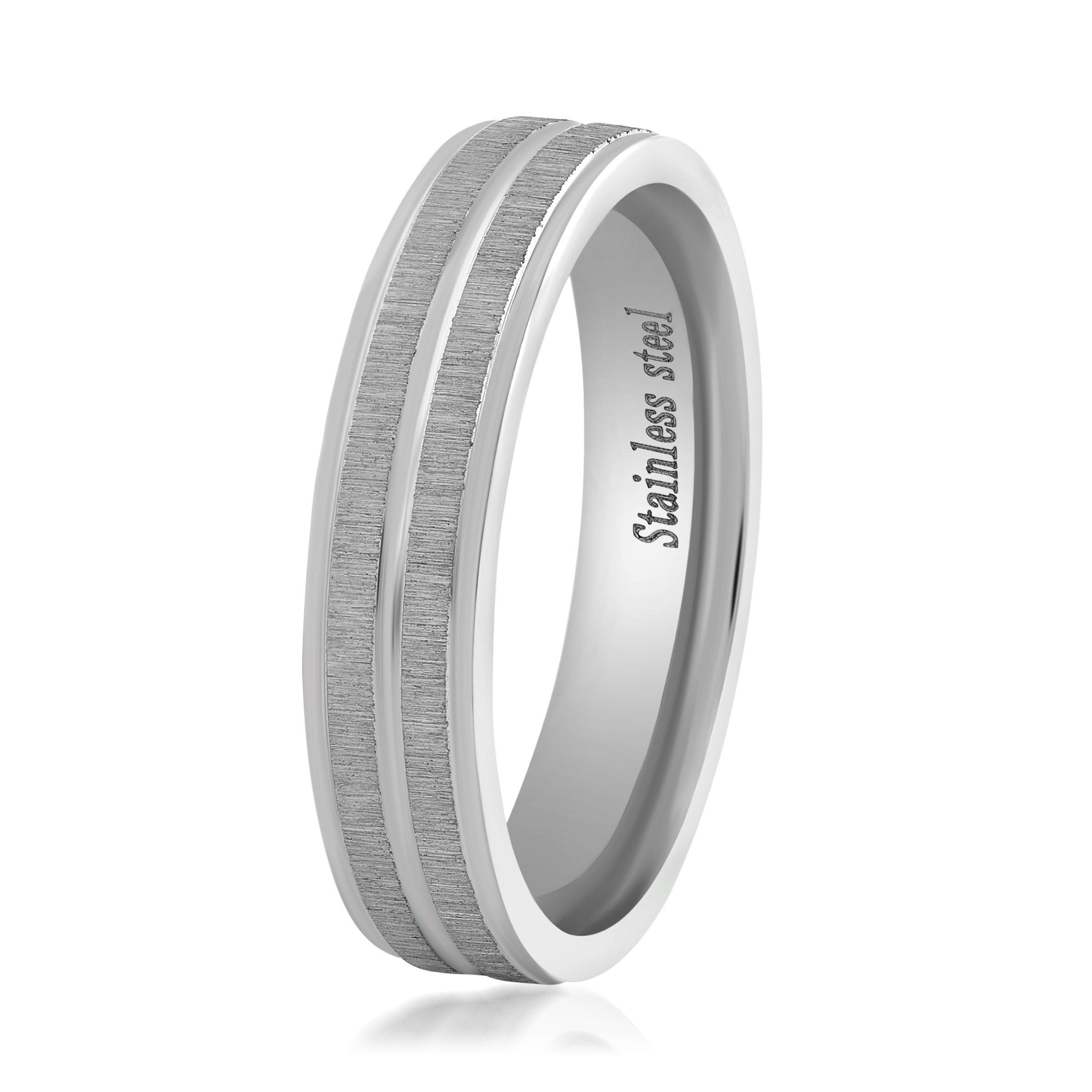 Stainless Steel Narrow Matt Band (3152825) | Stainless Steel