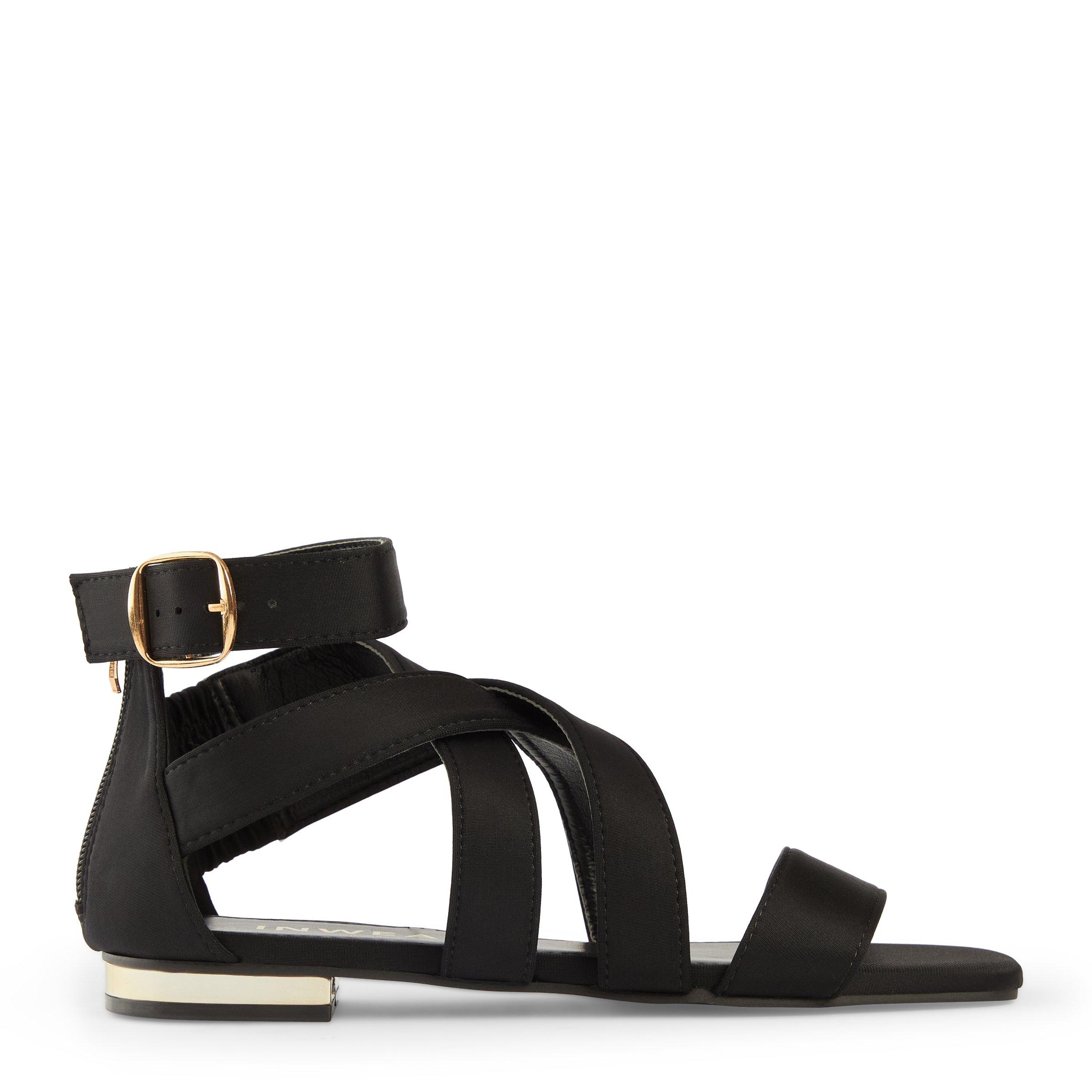 Black Cross Over Sandals (3153016) | Inwear