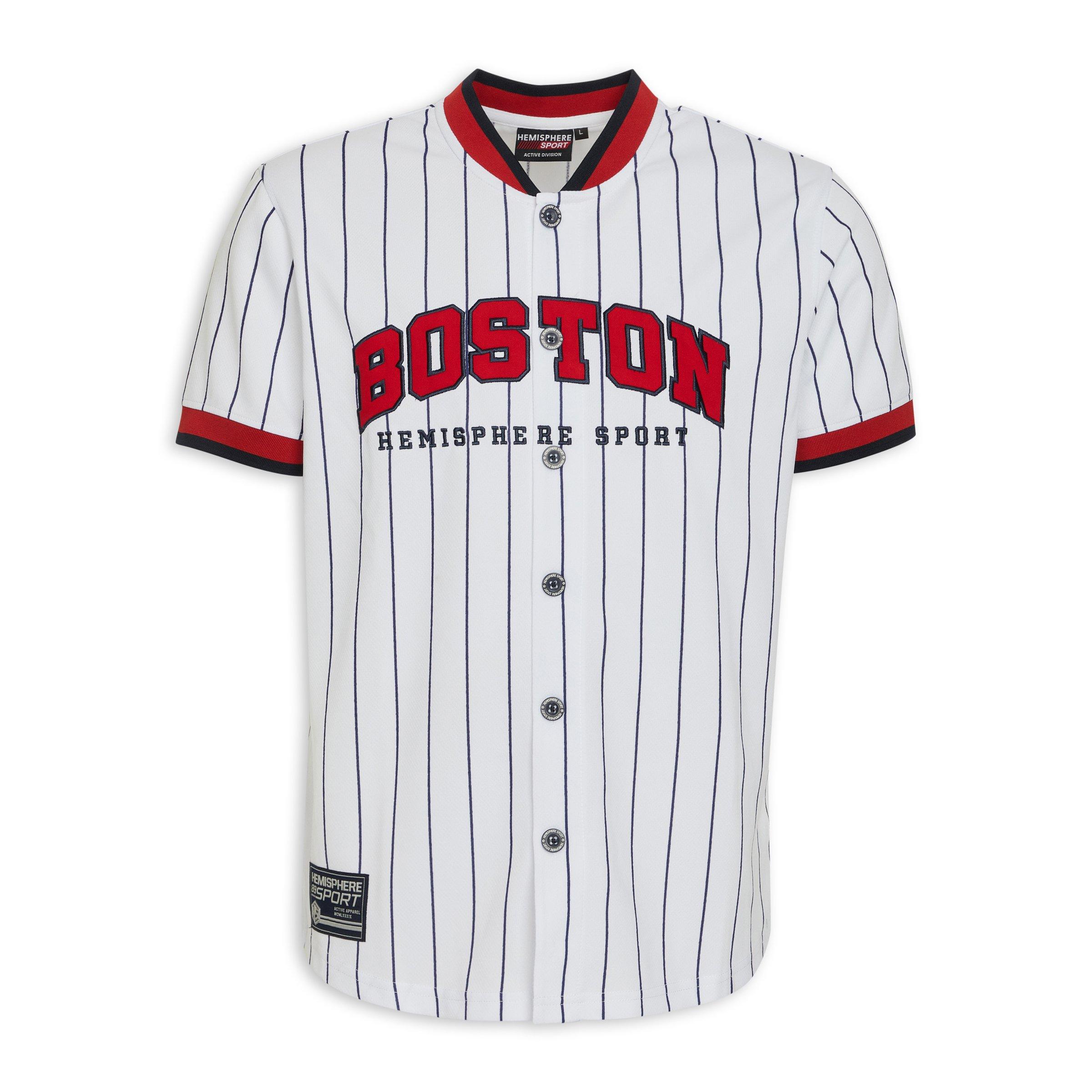 Striped Boston Baseball T-shirt (3153033) | Hemisphere Sport