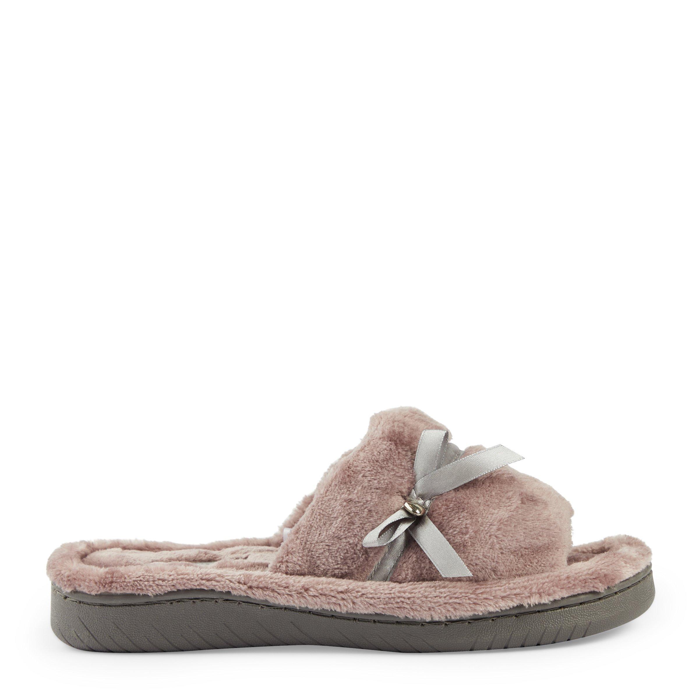 Brown Open Toe Slippers (3153069) | Identity