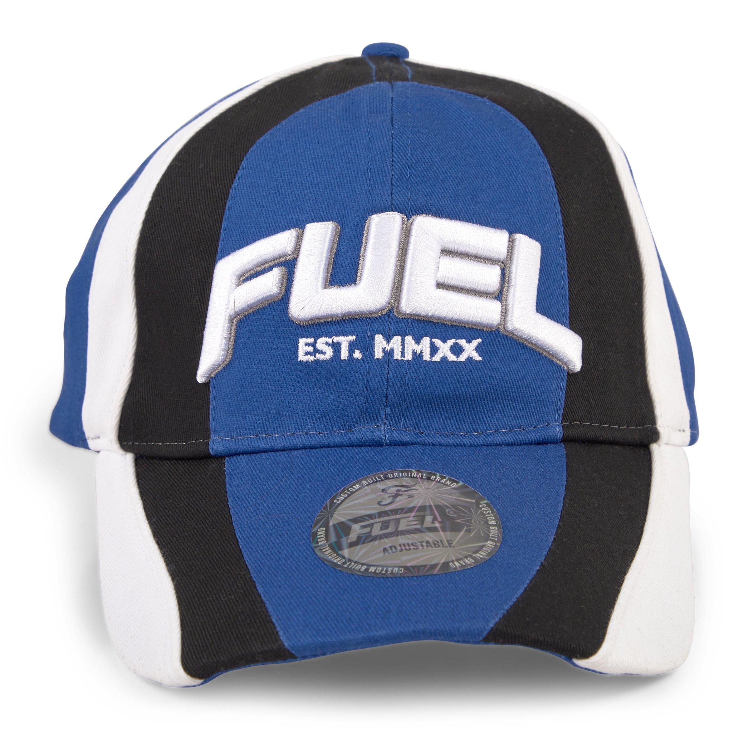 Blue Colourblocked Peak Cap (3153181) | Fuel