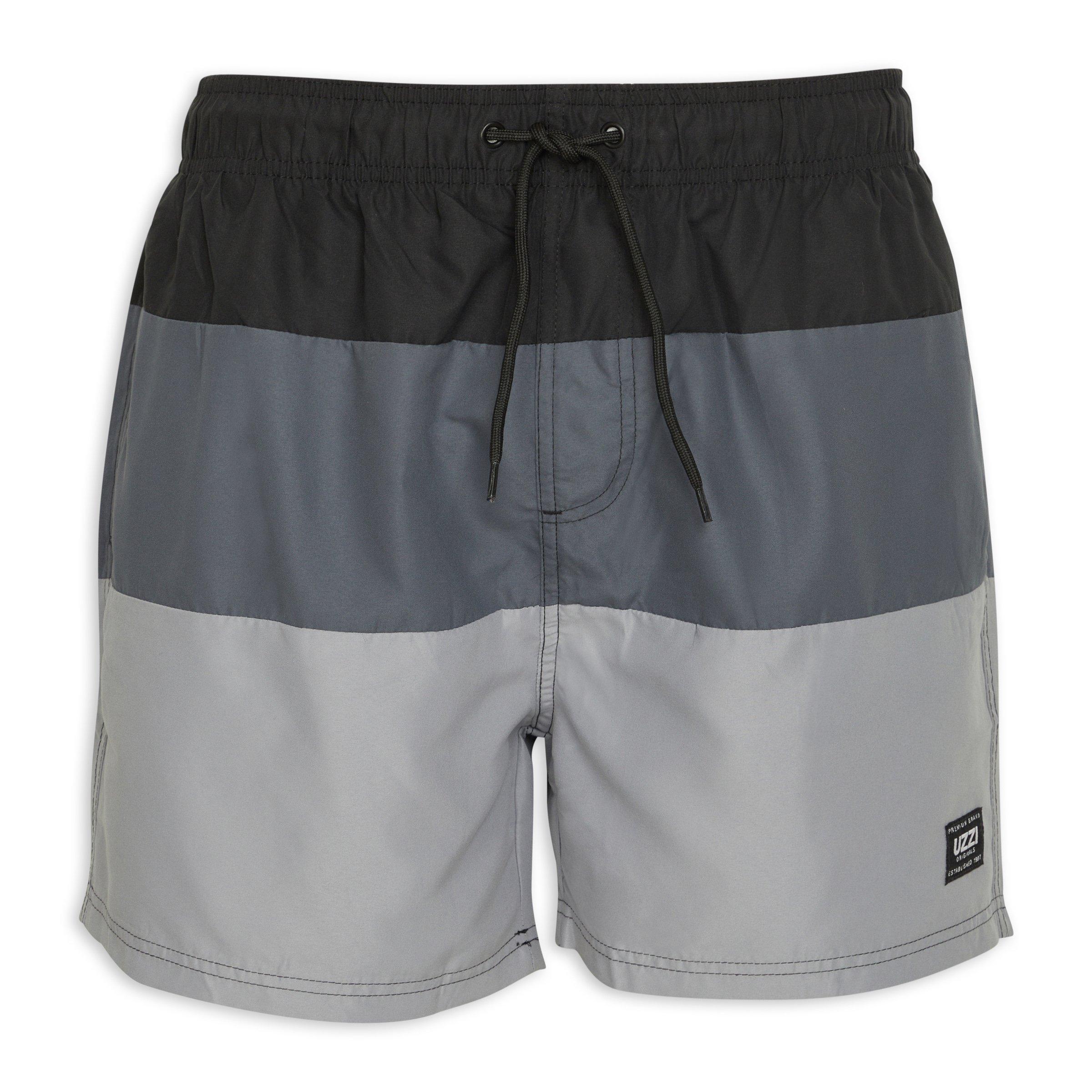 Black Colourblocked Swim Shorts (3153238) | UZZI