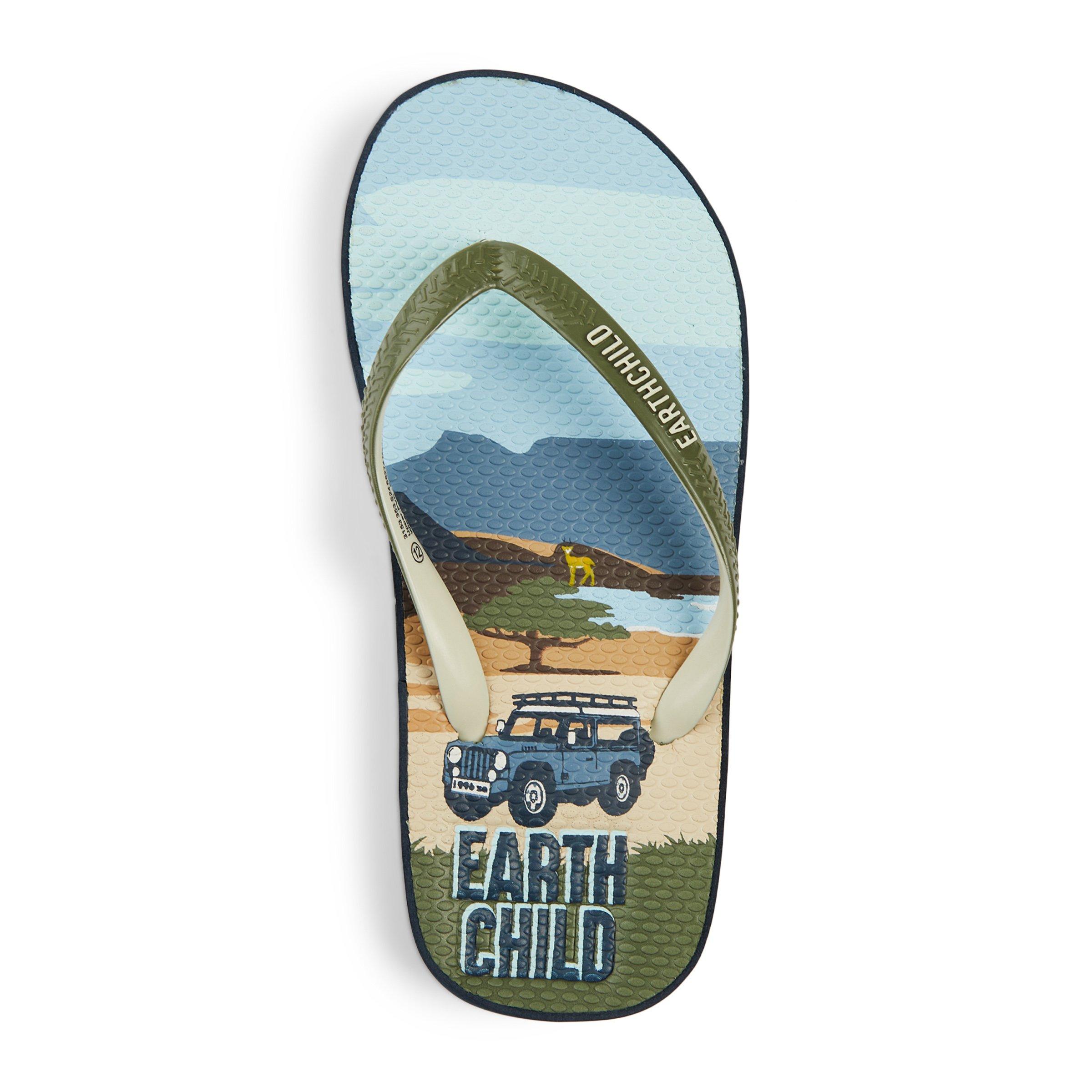 Boys Landscape Flip Flops (3153353) | Earthchild