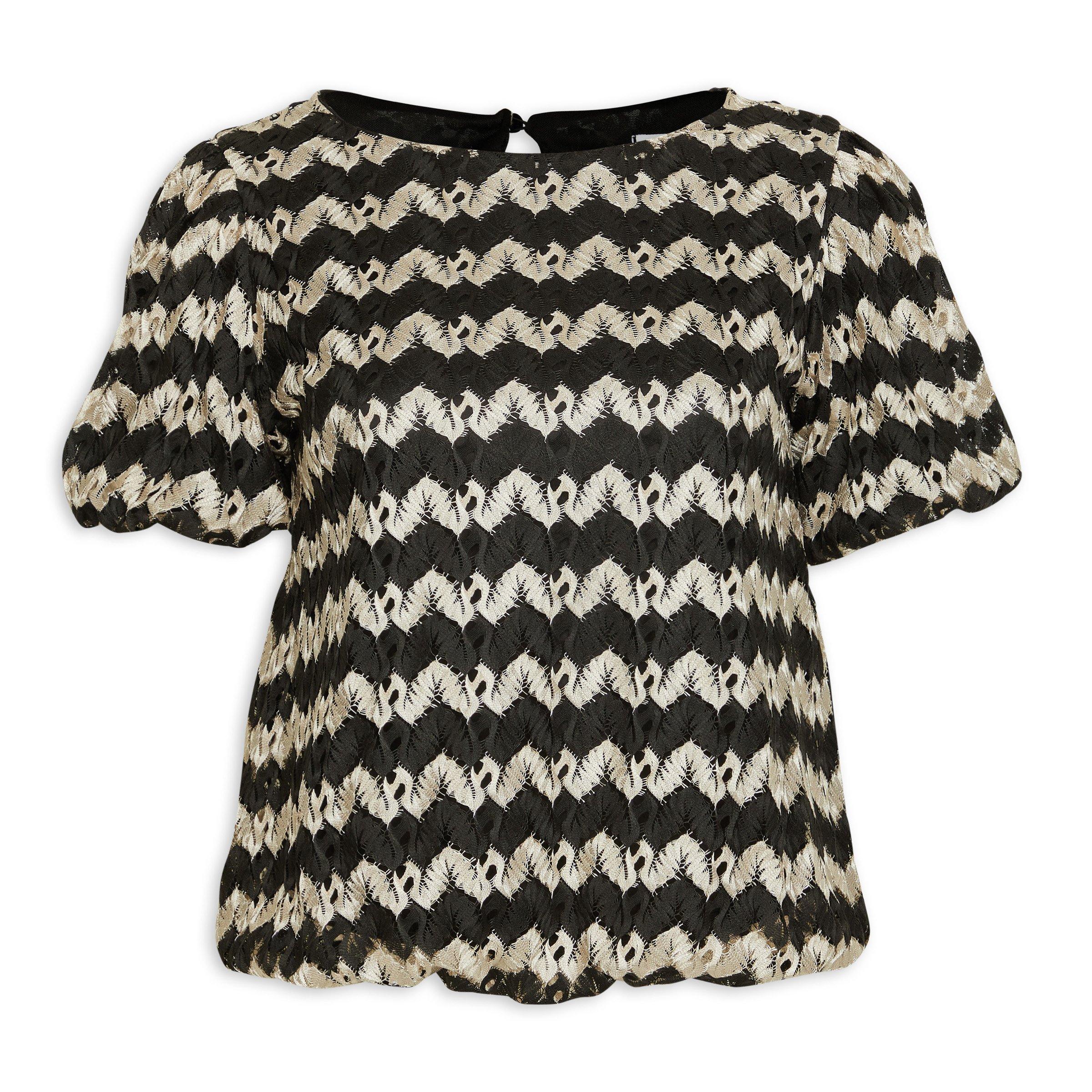 Black Lace Shell Top (3153423) | Finnigans