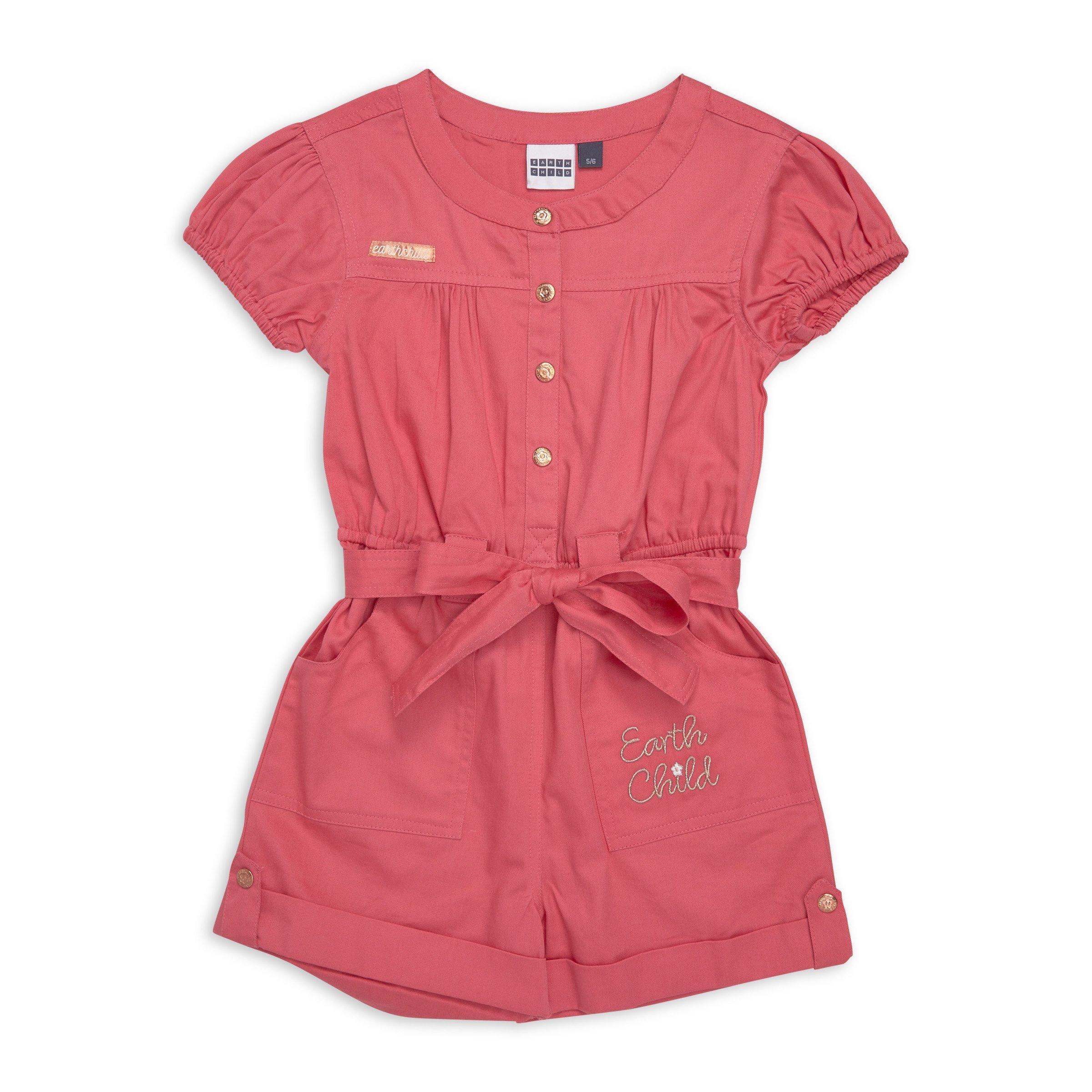 Kid Girls Pink Romper (3153444) | Earthchild