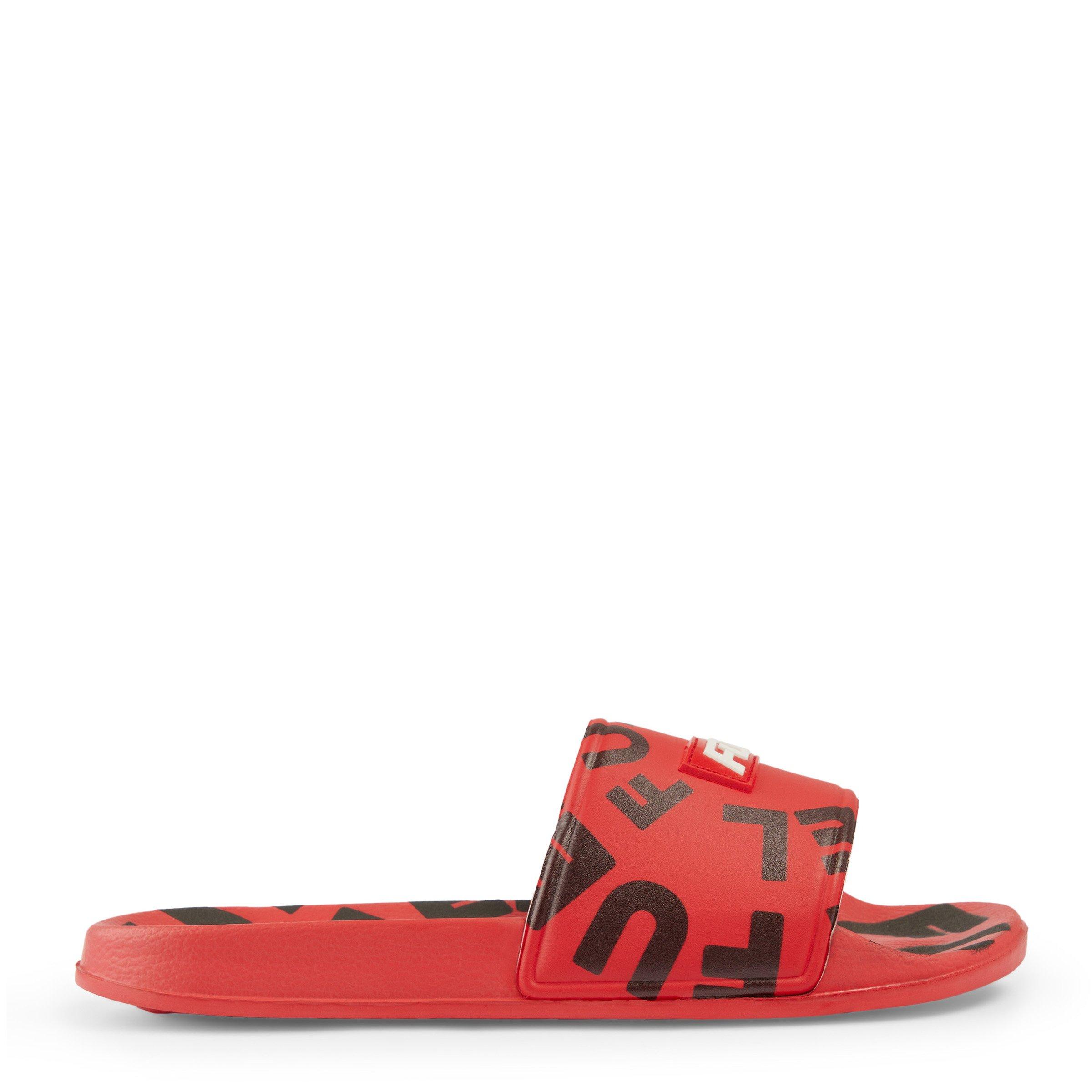 Red All Over Printed Pool Slides (3153493) | Fuel