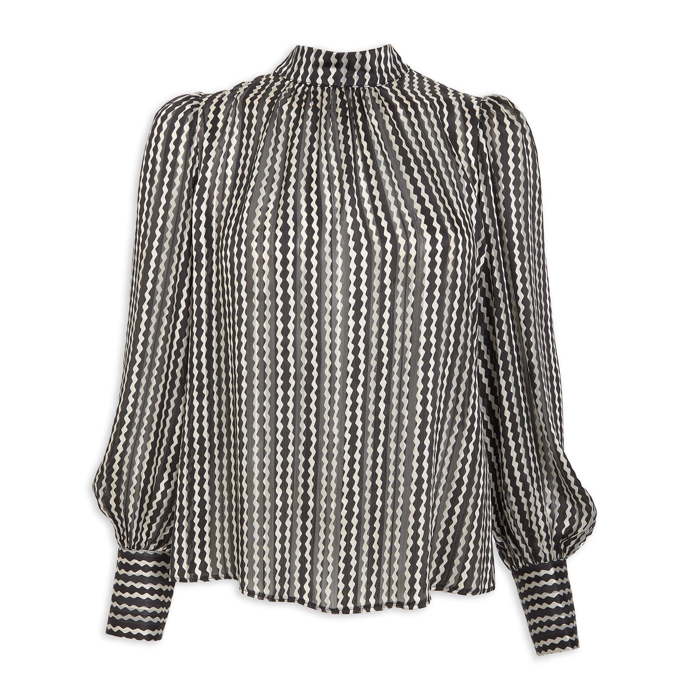 Black and Black Shell Top (3153529) | Truworths