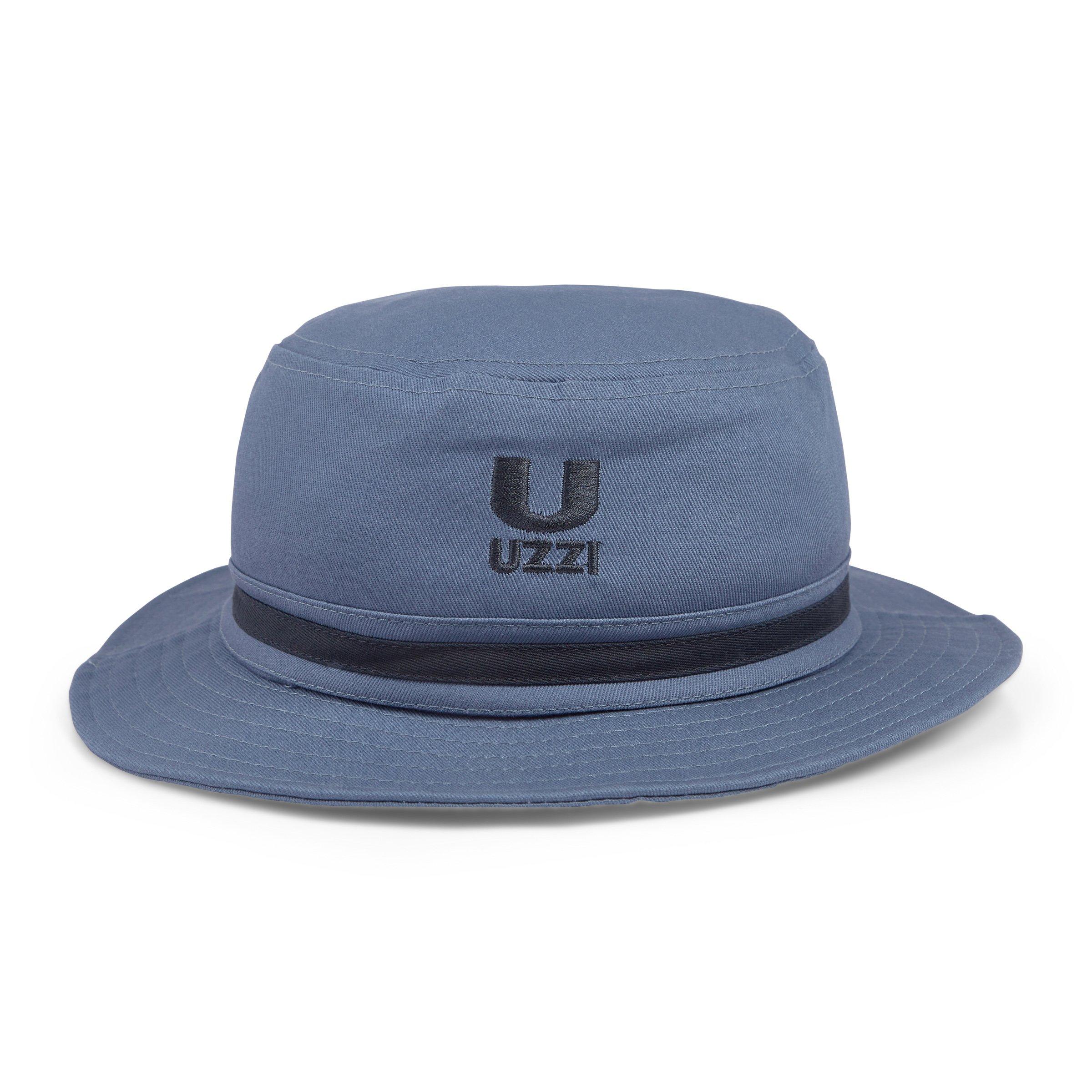 Blue Wide Brim Bucket Hat (3153543) | UZZI