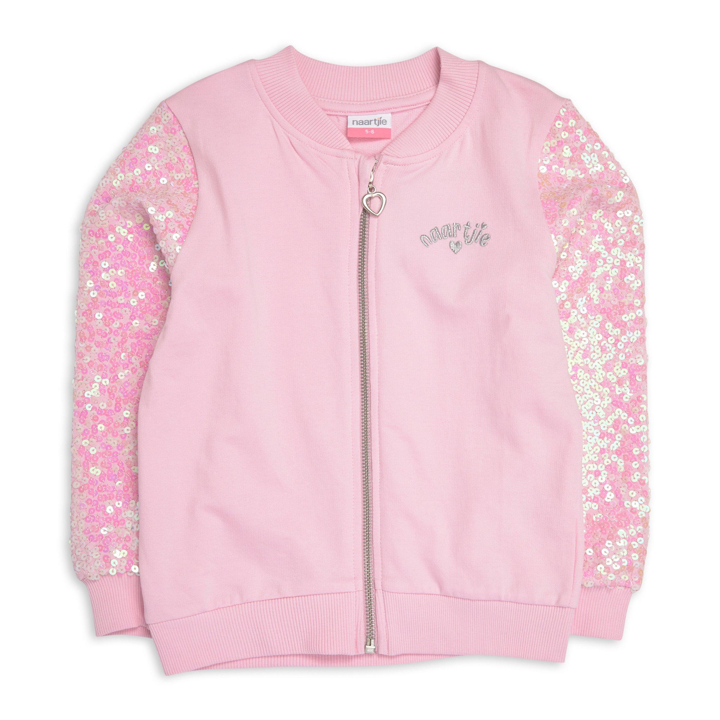 Kid Girls Pink Zip Through Sweat Top (3153793) | Naartjie