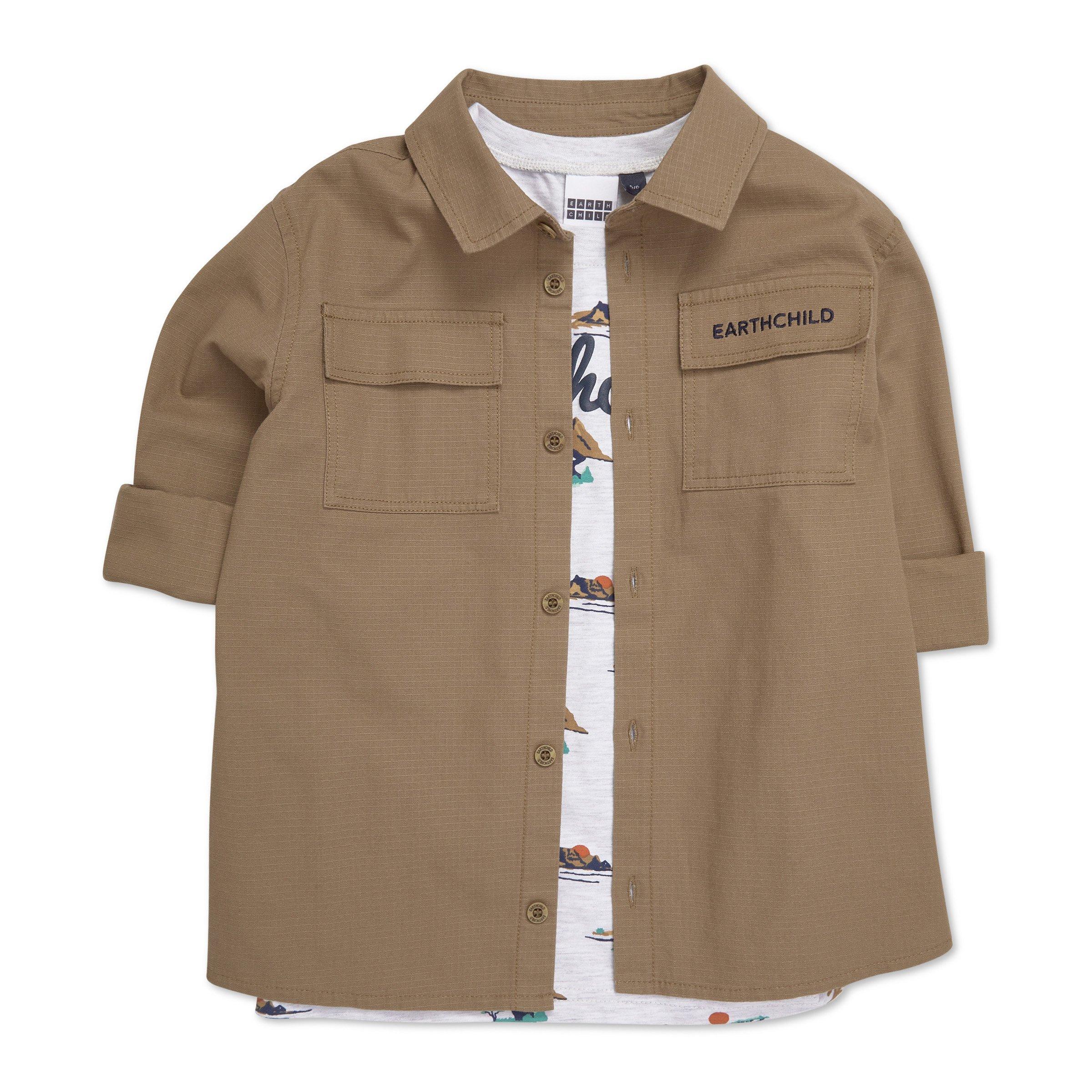 Kid Boy Shirt and T-shirt Set (3153809) | Earthchild