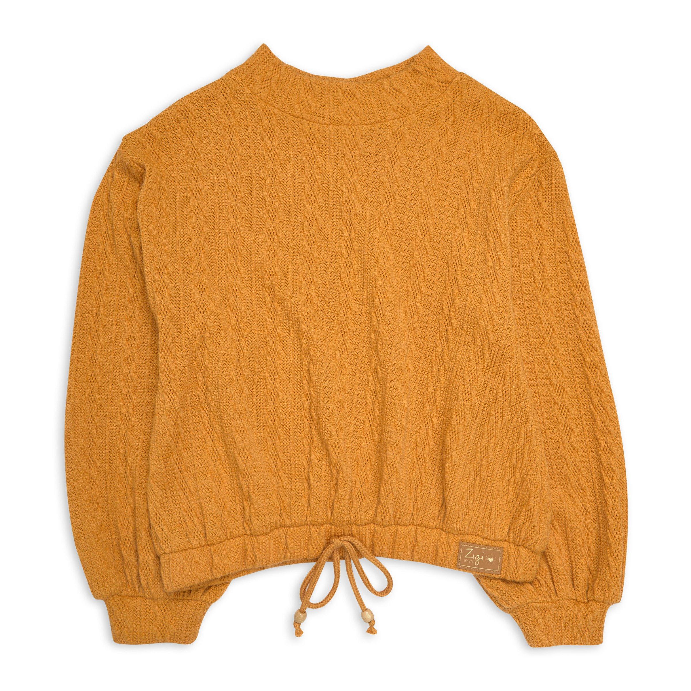 Girls Yellow Sweater (3153812) | LTD Kids