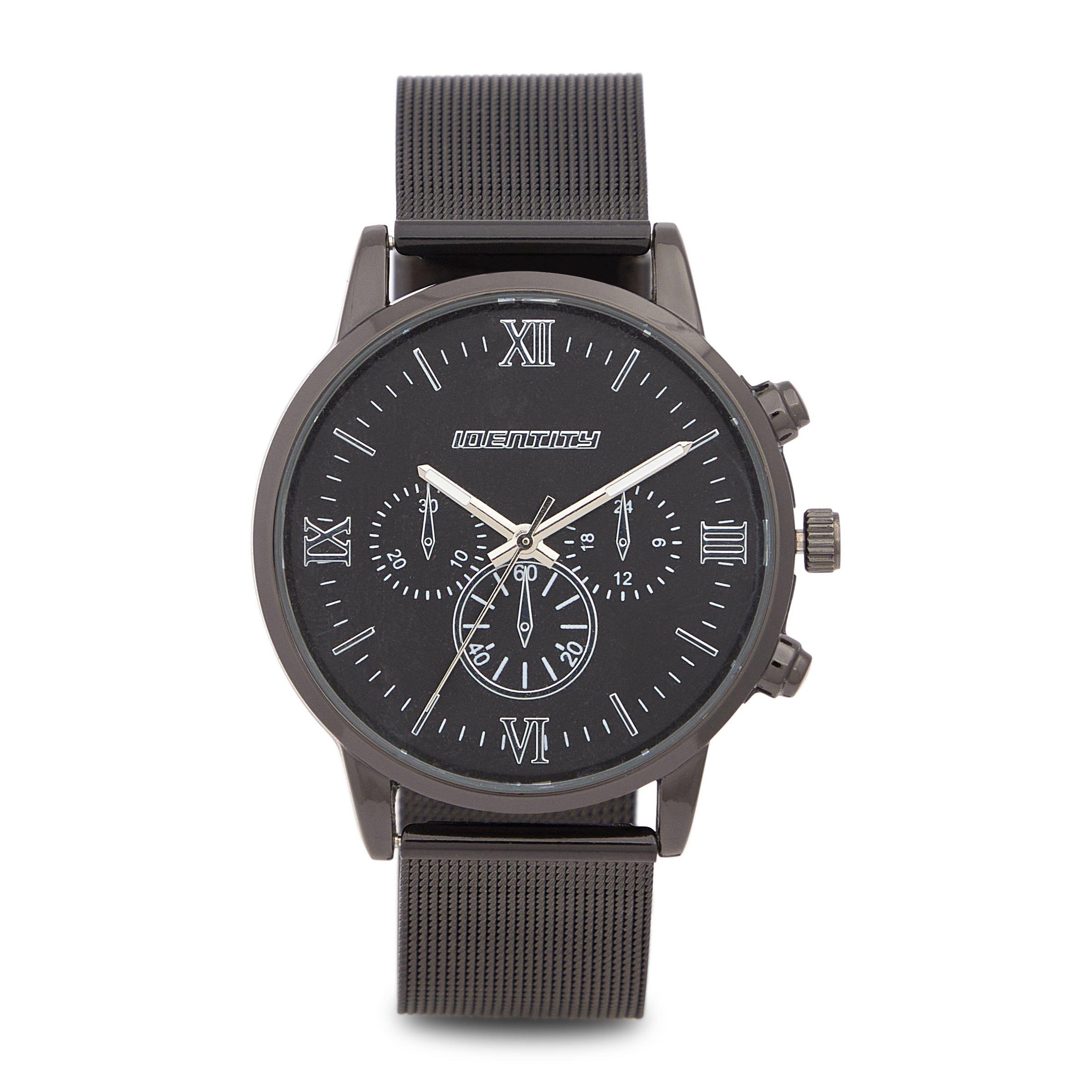Grey Mesh Strap Watch (3153875) | Identity