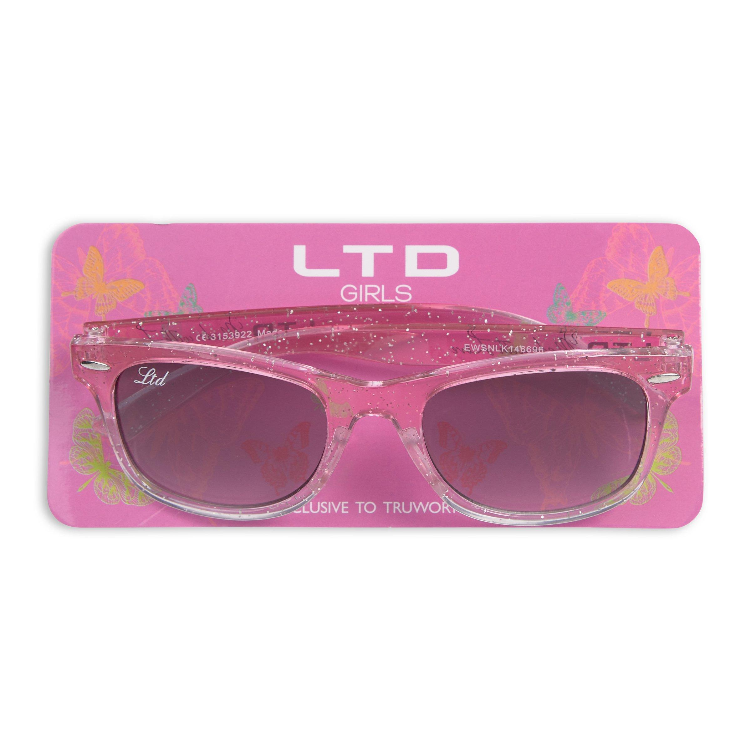 Girls Pink Glitter Sunglasses (3153922) | LTD Kids