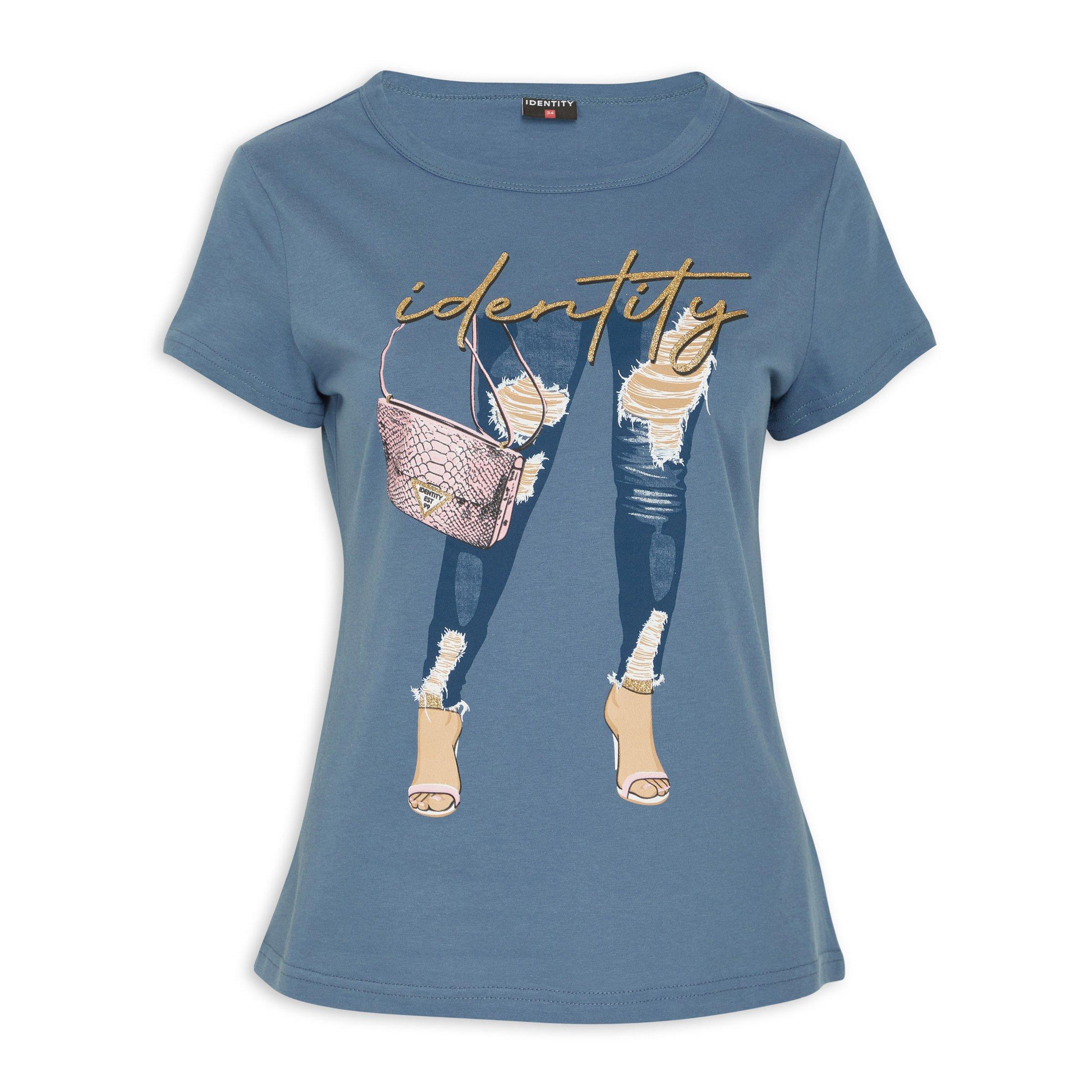 Blue Graphic T-shirt (3154026) | Identity