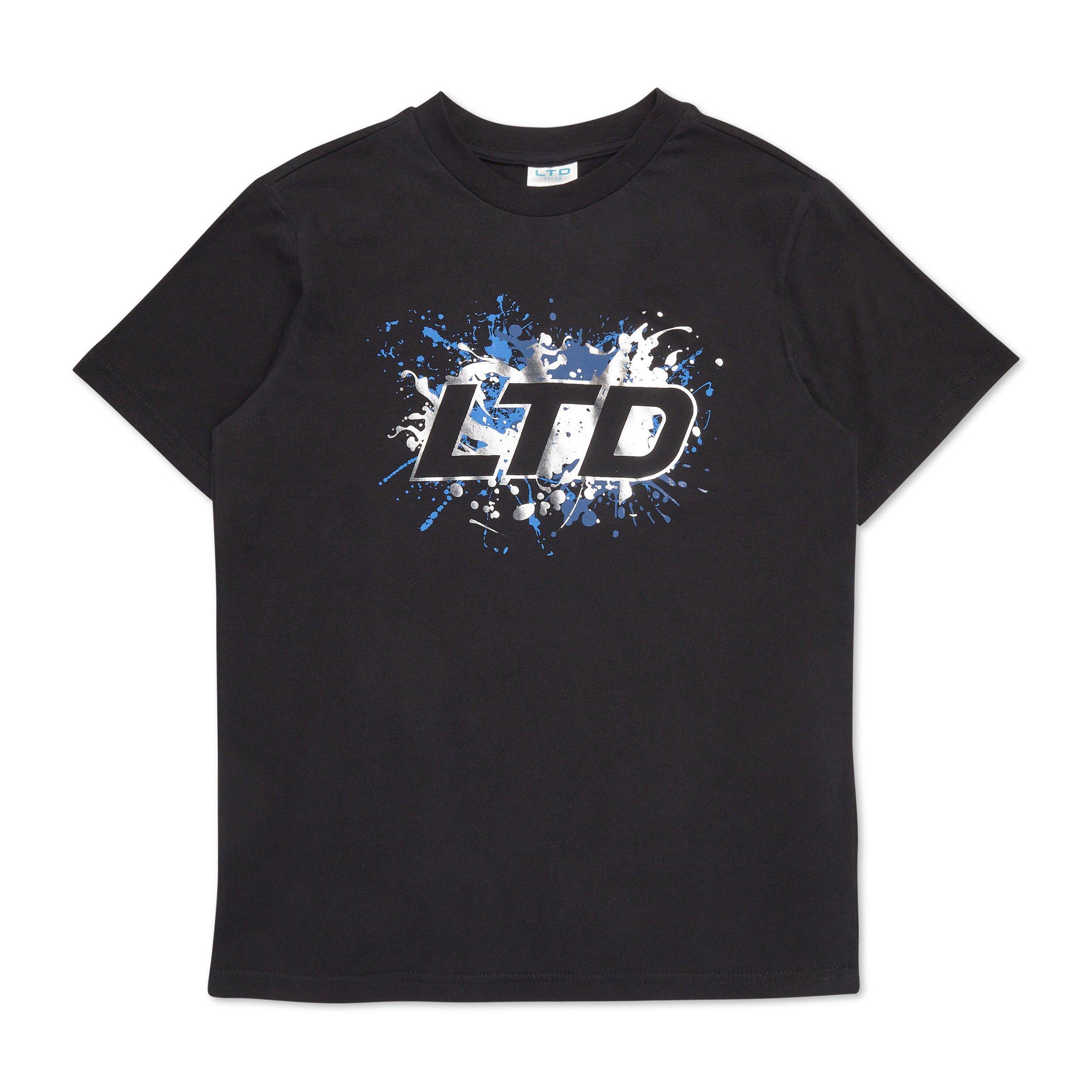 Boys Black T-shirt (3154091) | LTD Kids