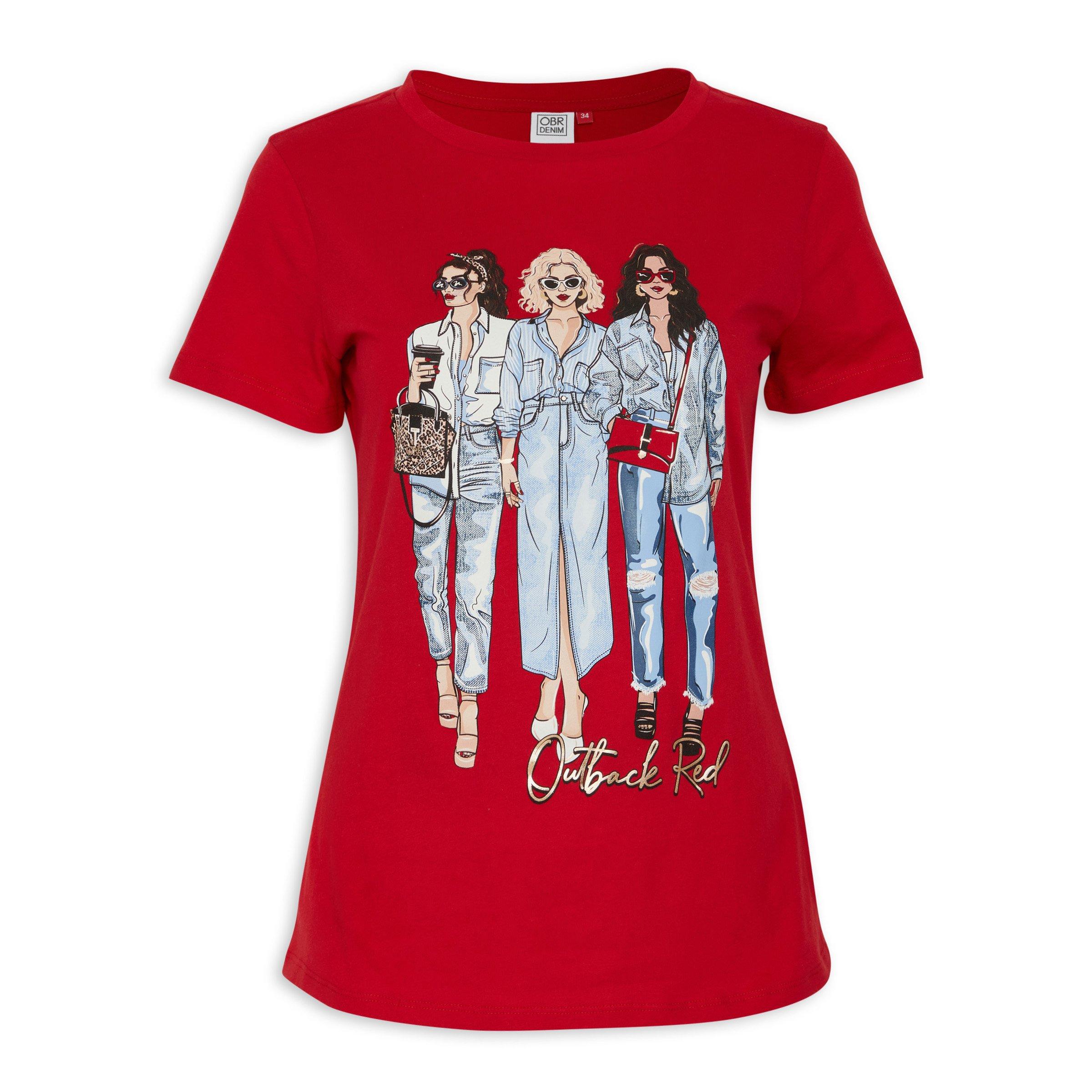 Red Graphic T-shirt (3154212) | OUTBACK RED