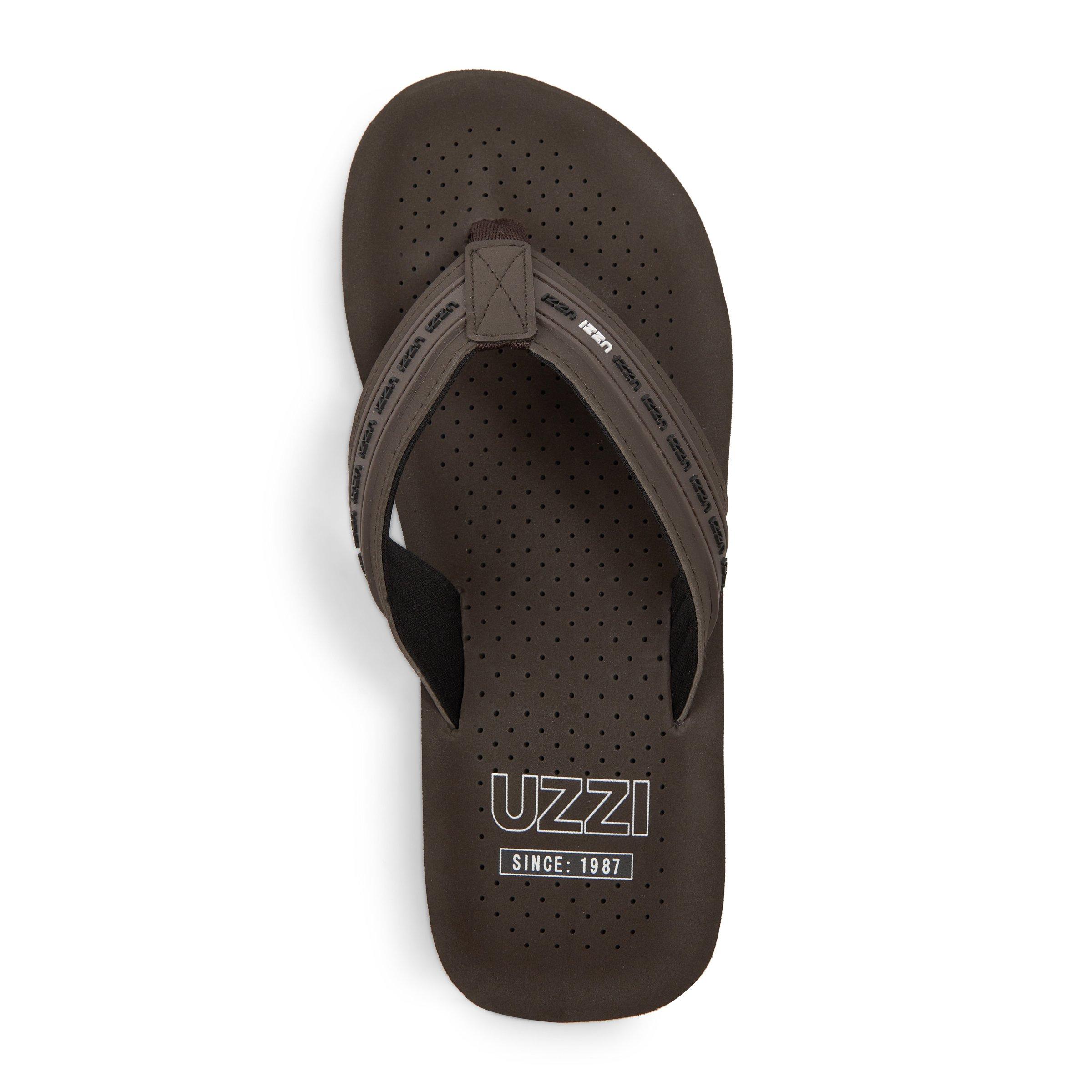 Brown Flip Flops (3154453) | UZZI
