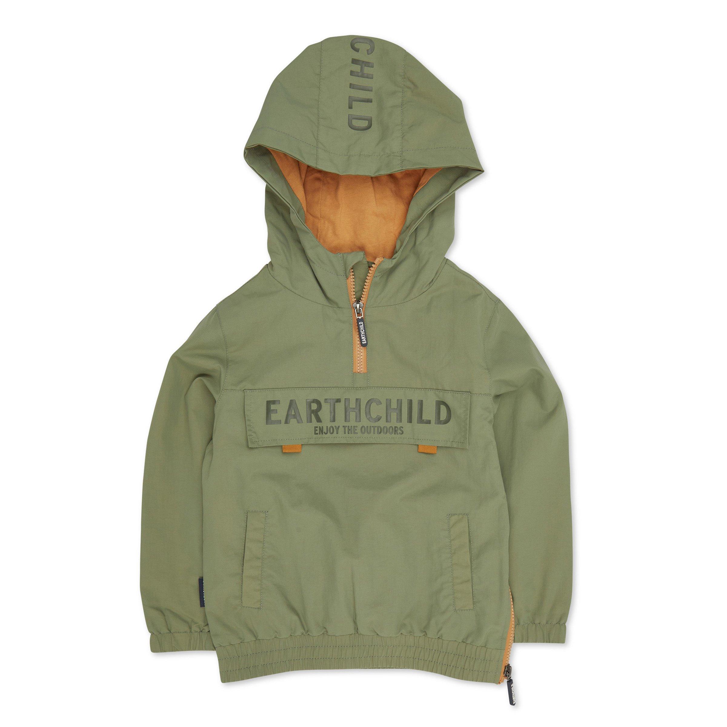 Kid Boys Olive Green Bomber Jacket (3154727) | Earthchild