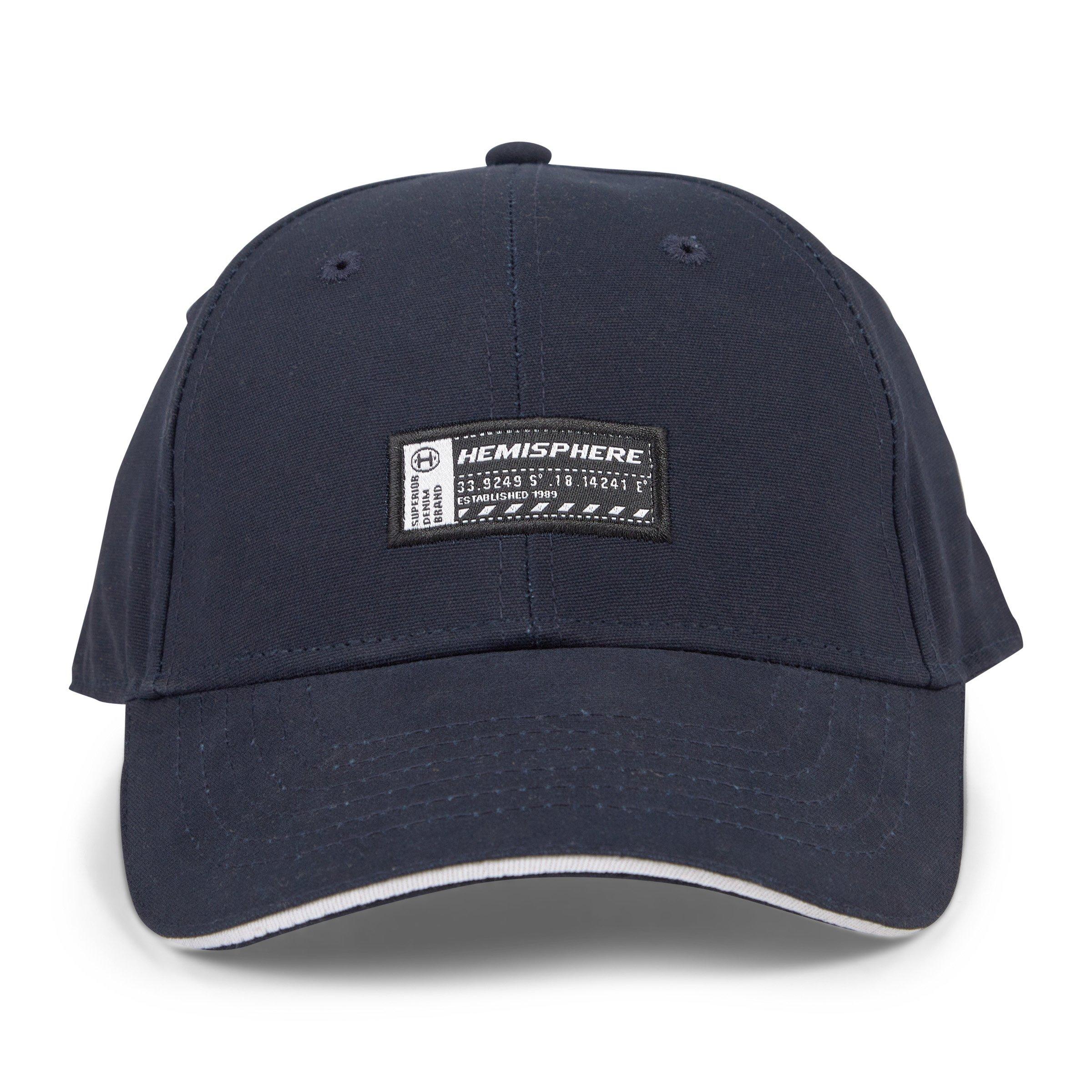 Navy Textured Peak Cap (3154760) | Hemisphere