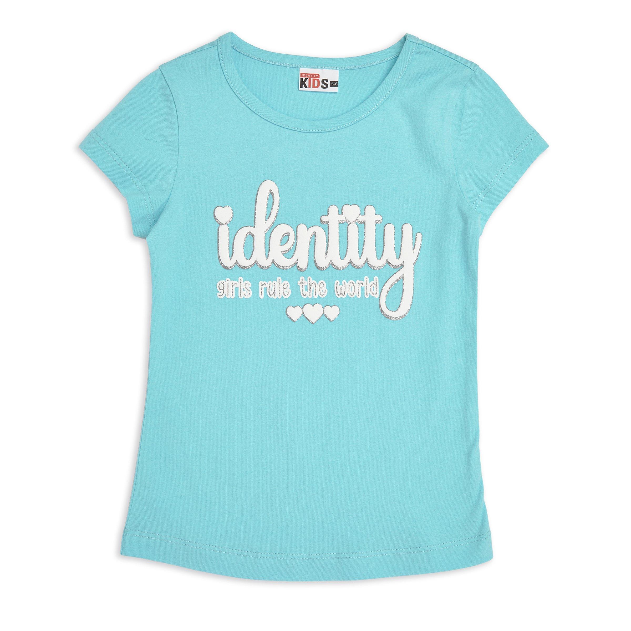 Kid Girls Blue Statement T-shirt (3154961) | Identity