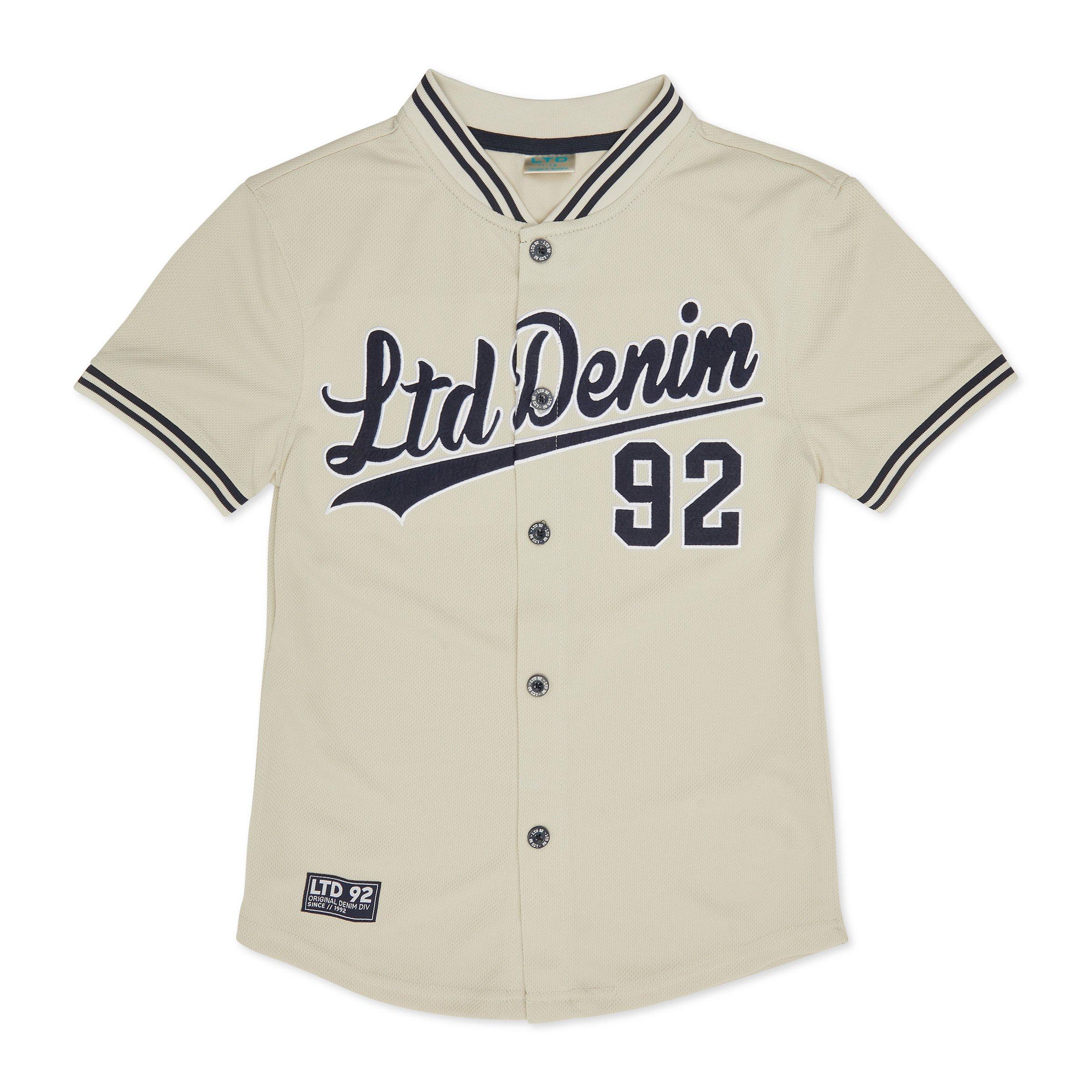 Boys Beige Baseball Top (3155239) | LTD Kids