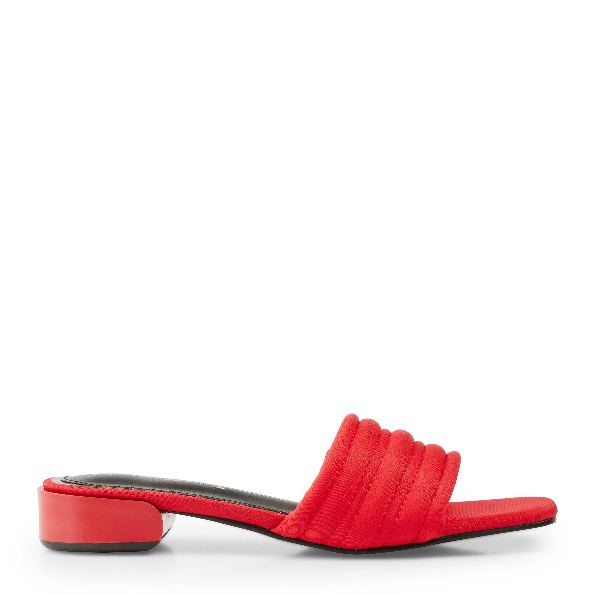 Red Broad Strap Sandals (3155282) | Identity