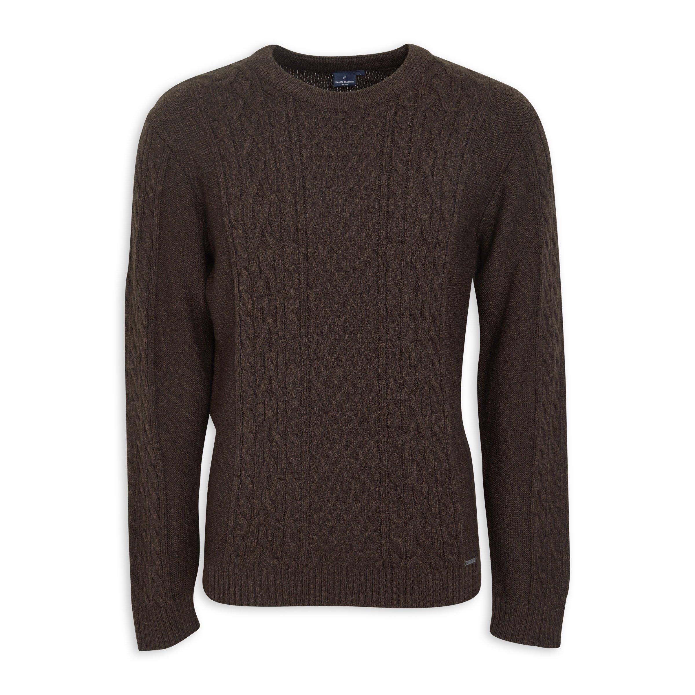 Brown Cable Knit Jersey (3155447) | Daniel Hechter