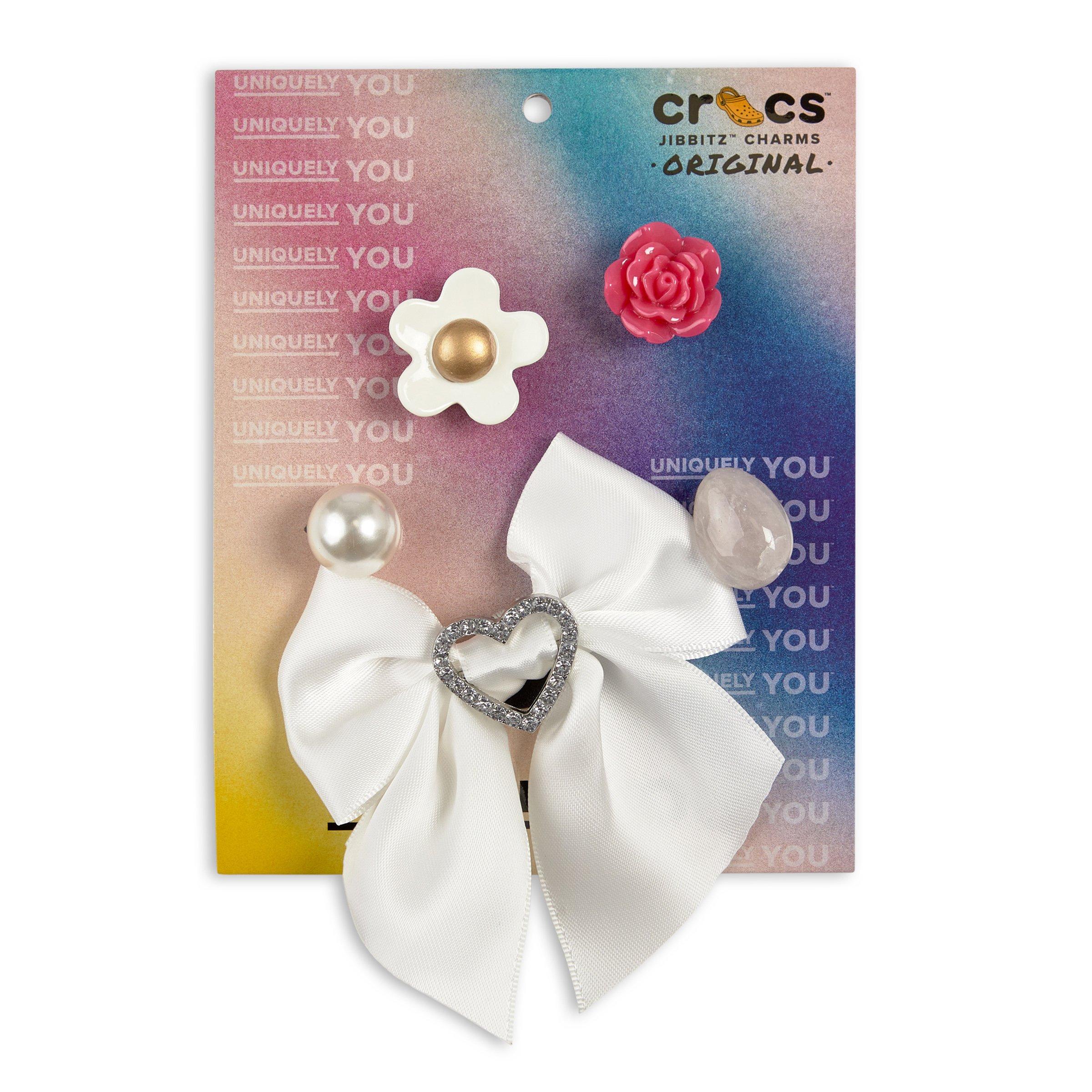 Elegant White 5 Pack Jibbitz (3155848) | Crocs