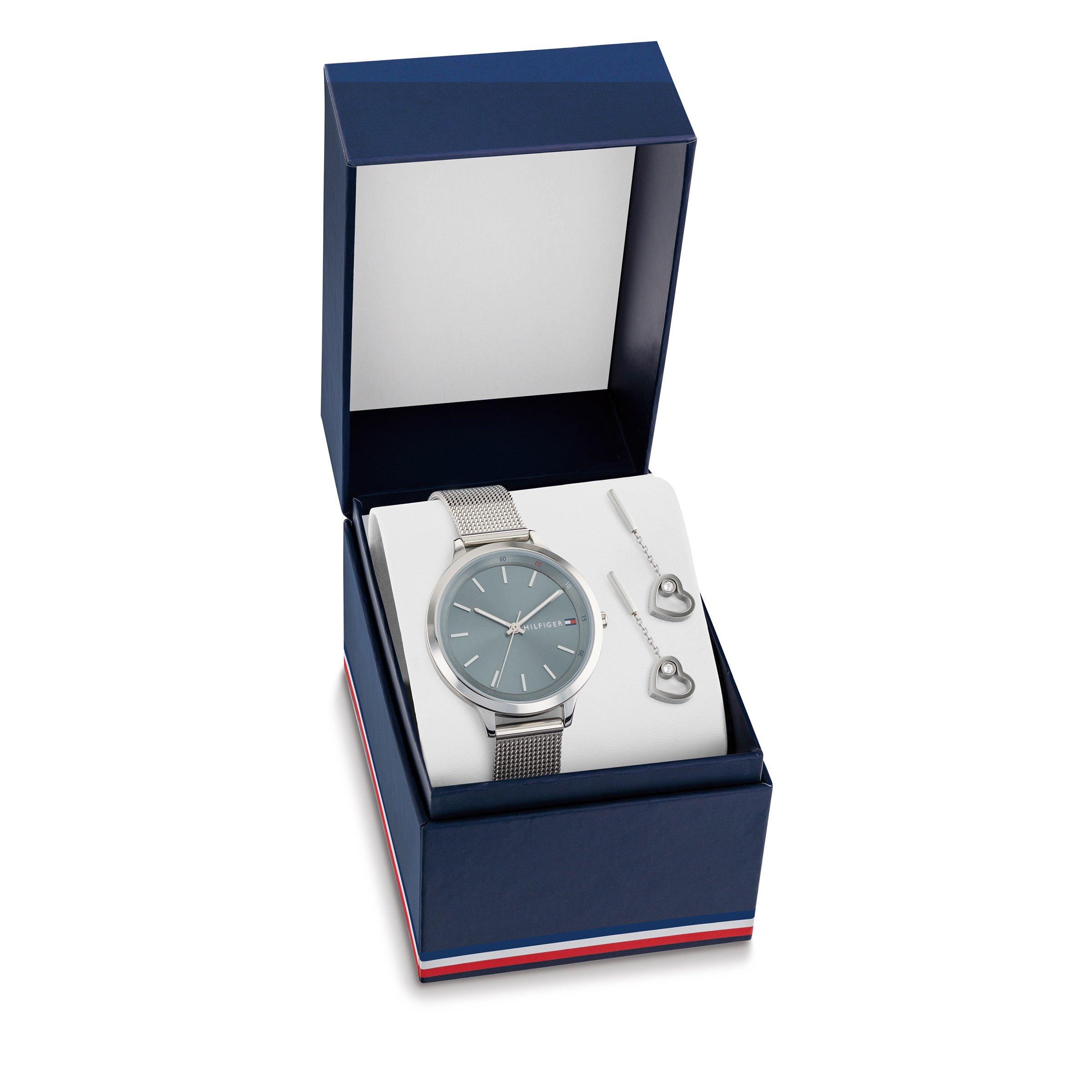 Silver Mesh Watch Set (3155989) | Tommy Hilfiger