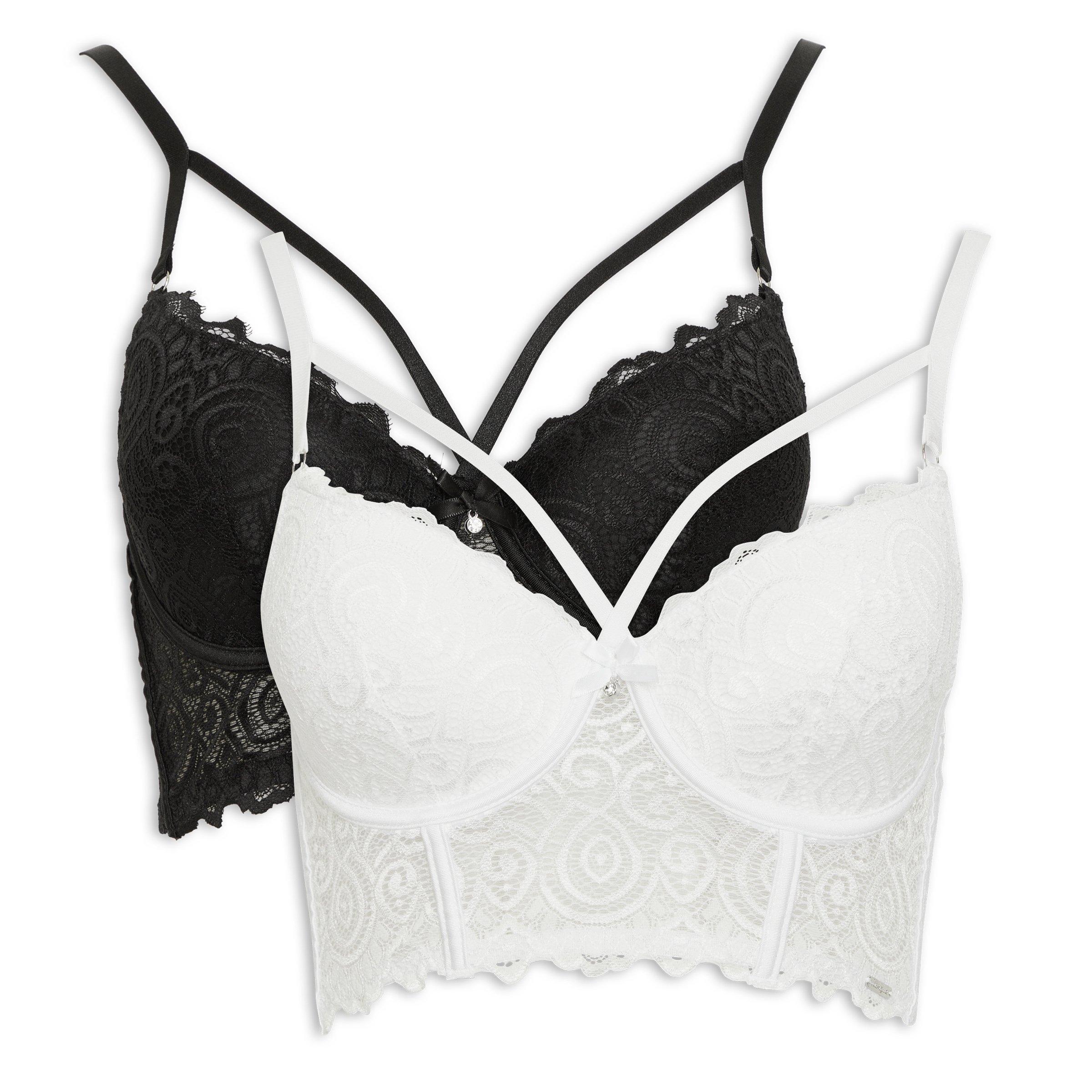 2 Pack Padded Plunge Bras 3156161 Intrigue
