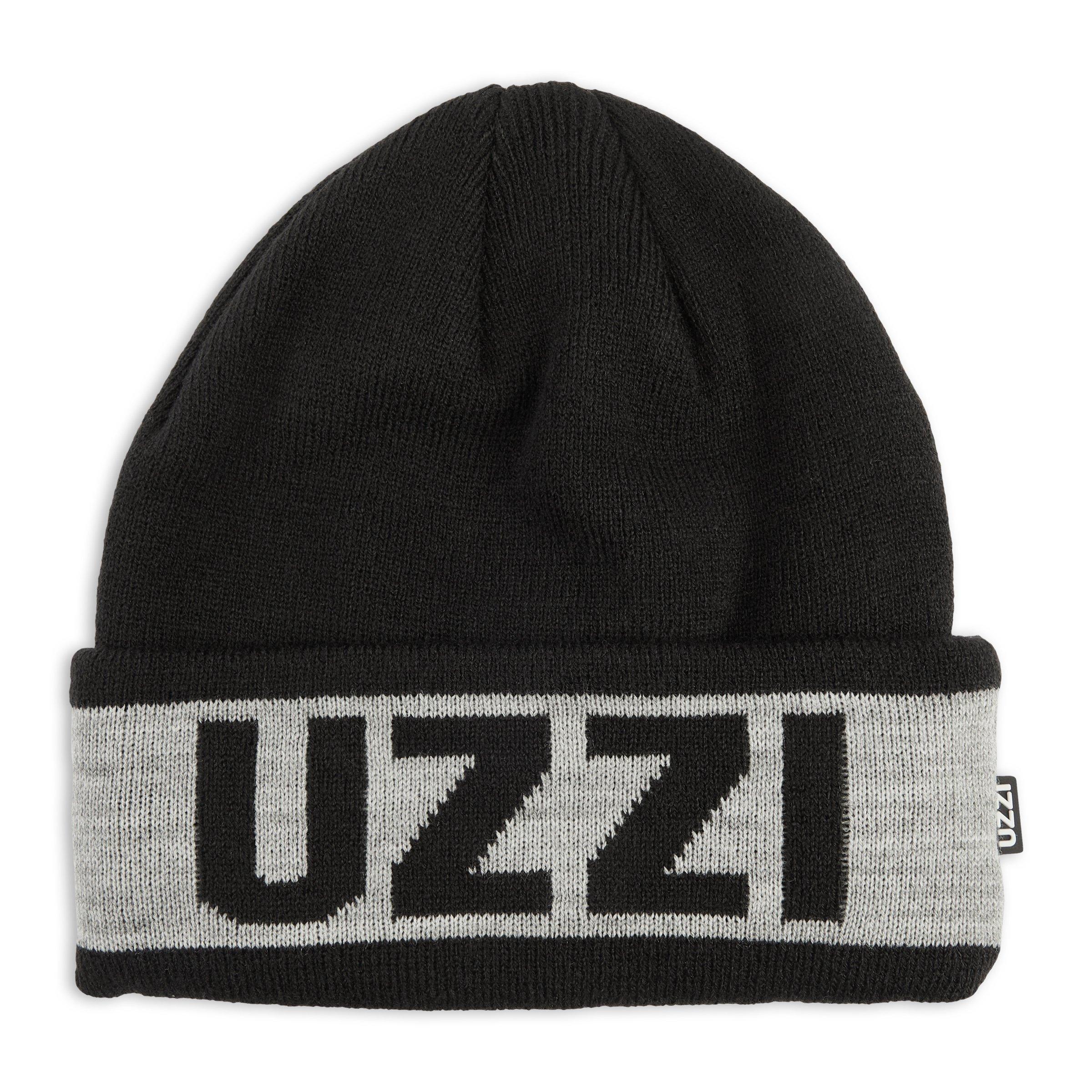 Black Branded Beanie (3156243) | UZZI