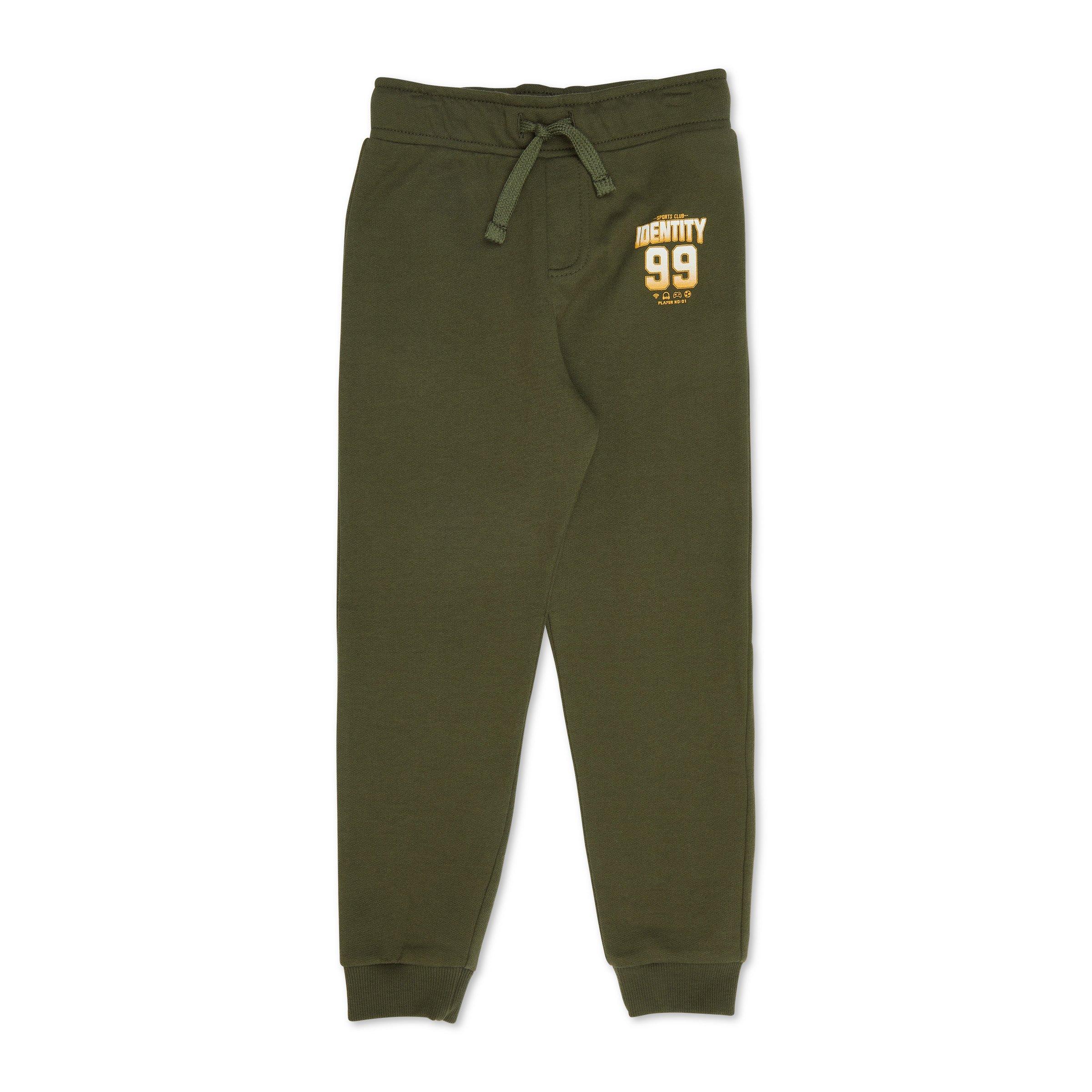 Kid Boy Green Cuffed Jogger (3156272) | Identity