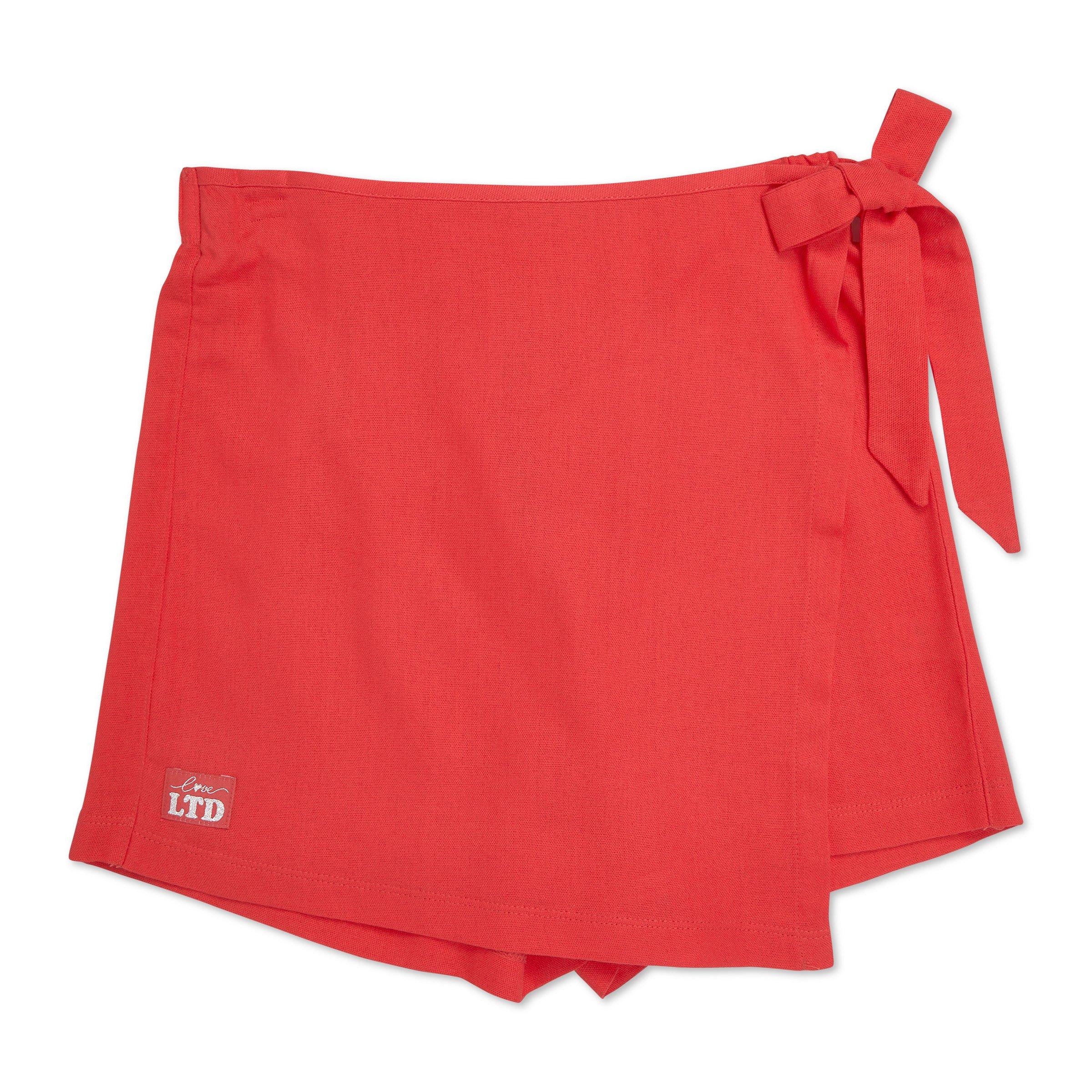 Girls Red Skorts (3156404) | LTD Kids
