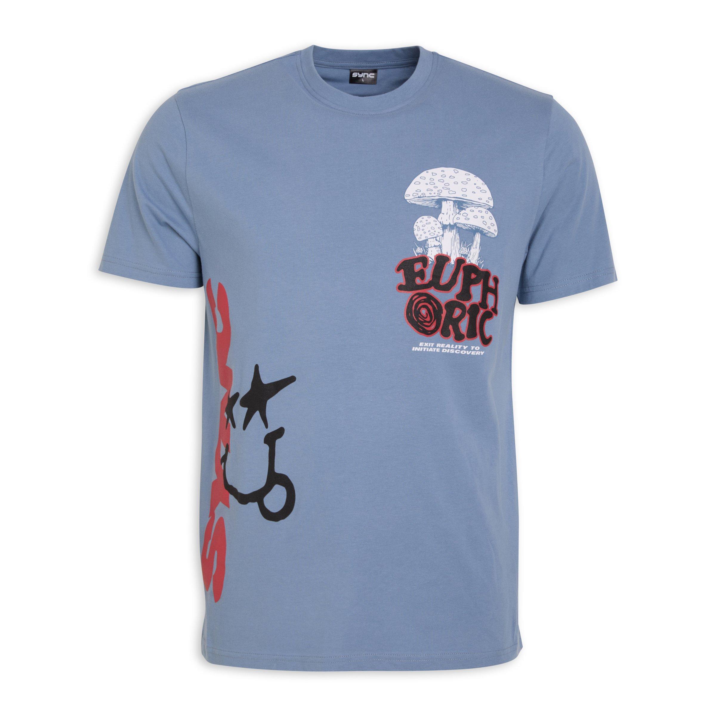 Blue Graphic Tee (3156431) | Identity X Sync