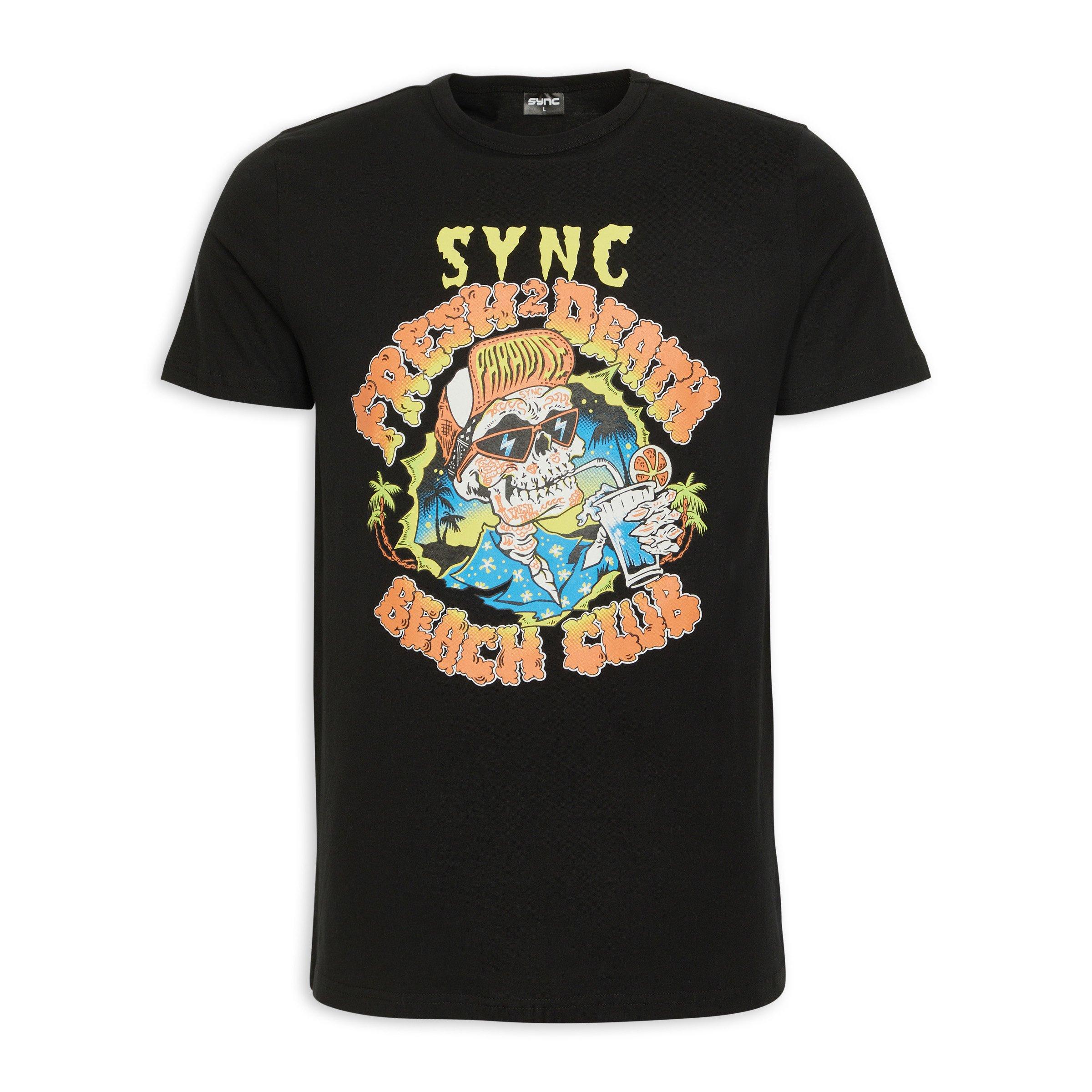 Black graphic tee (3156497) | Identity X Sync