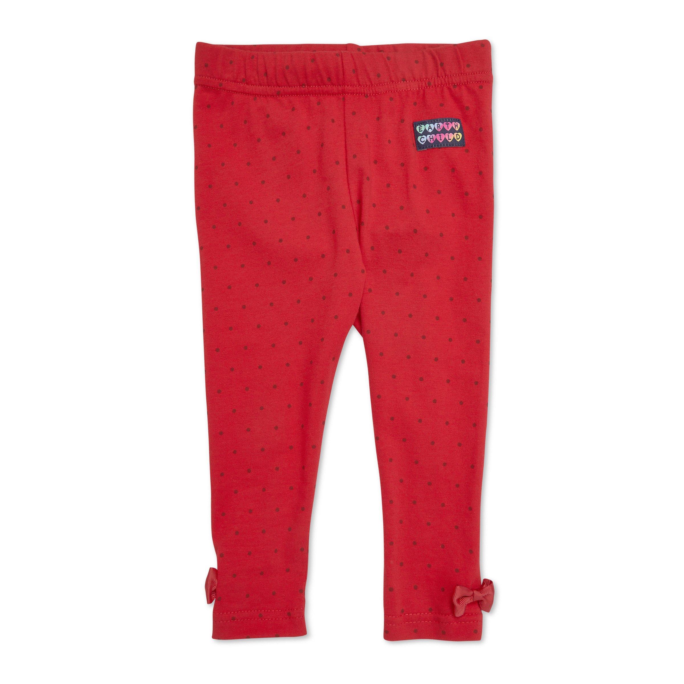 Baby Girls Red Leggings (3156674) | Earthchild