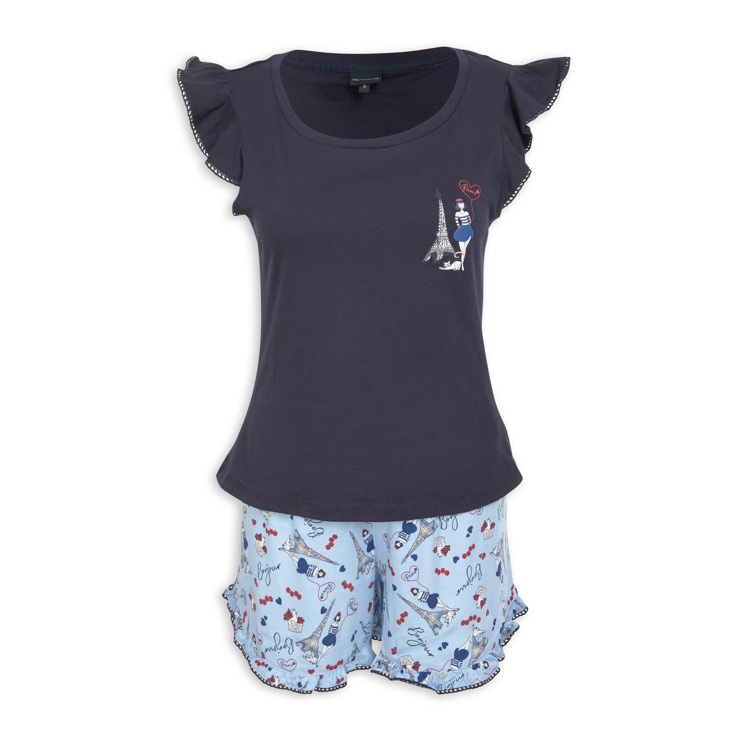 Blue Parisian Pyjama Set (3156679) | Truworths